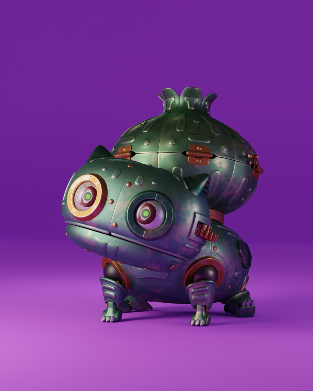 ArtStation - 001 - Bulbasaur Steampunk