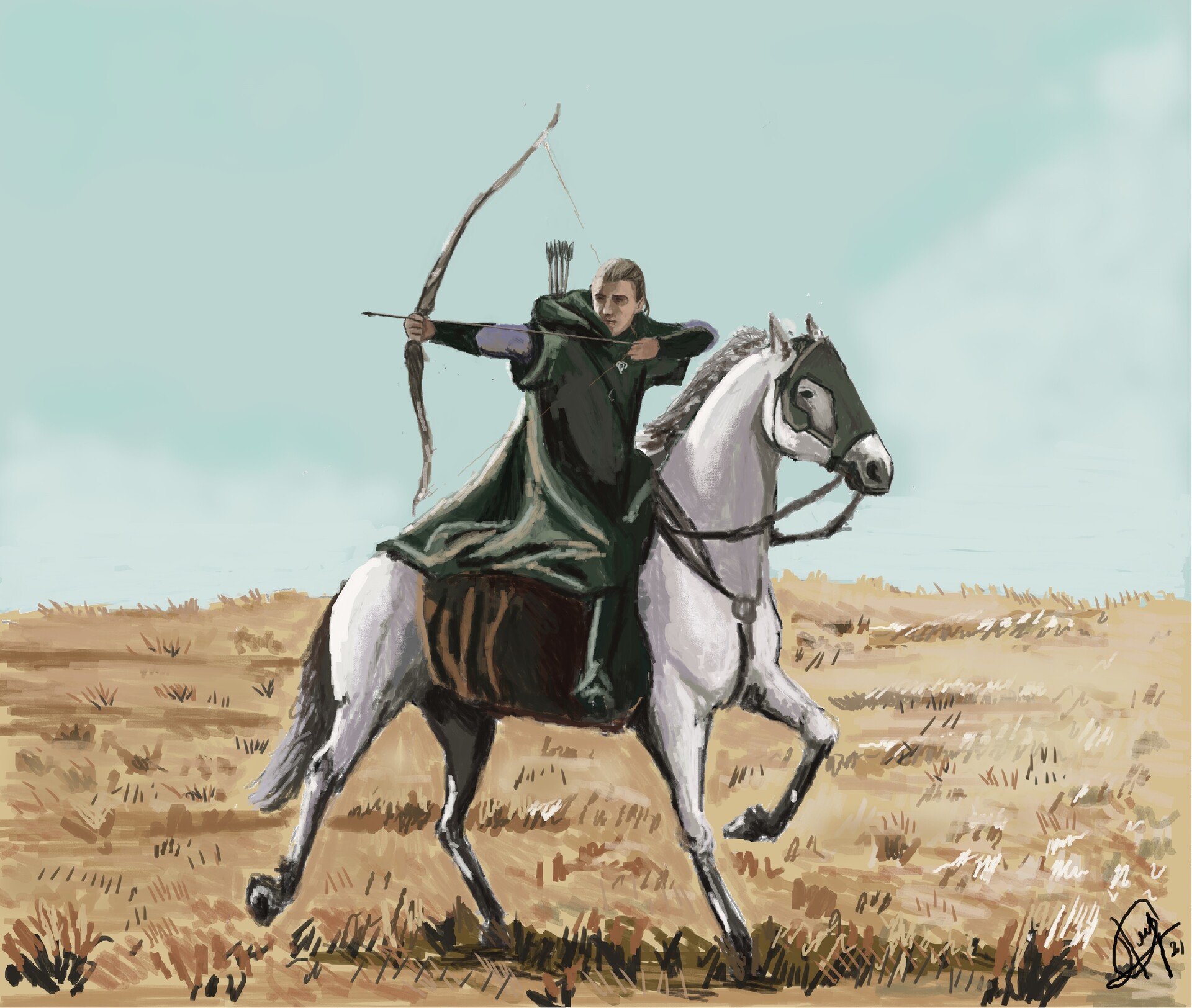 ArtStation - The Archer Elf