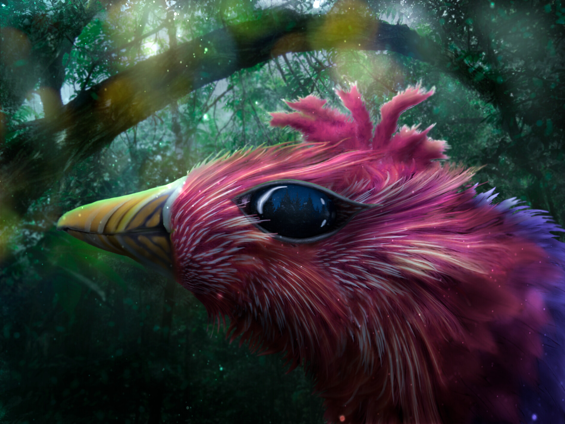 how to draw birds in photoshop