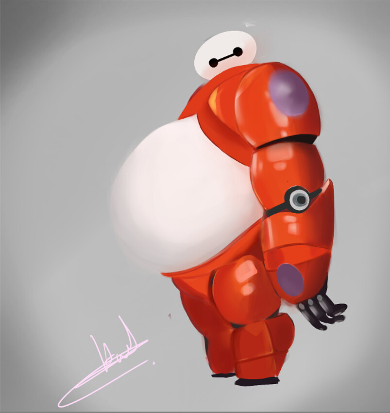 ArtStation - Baymax Fan Art