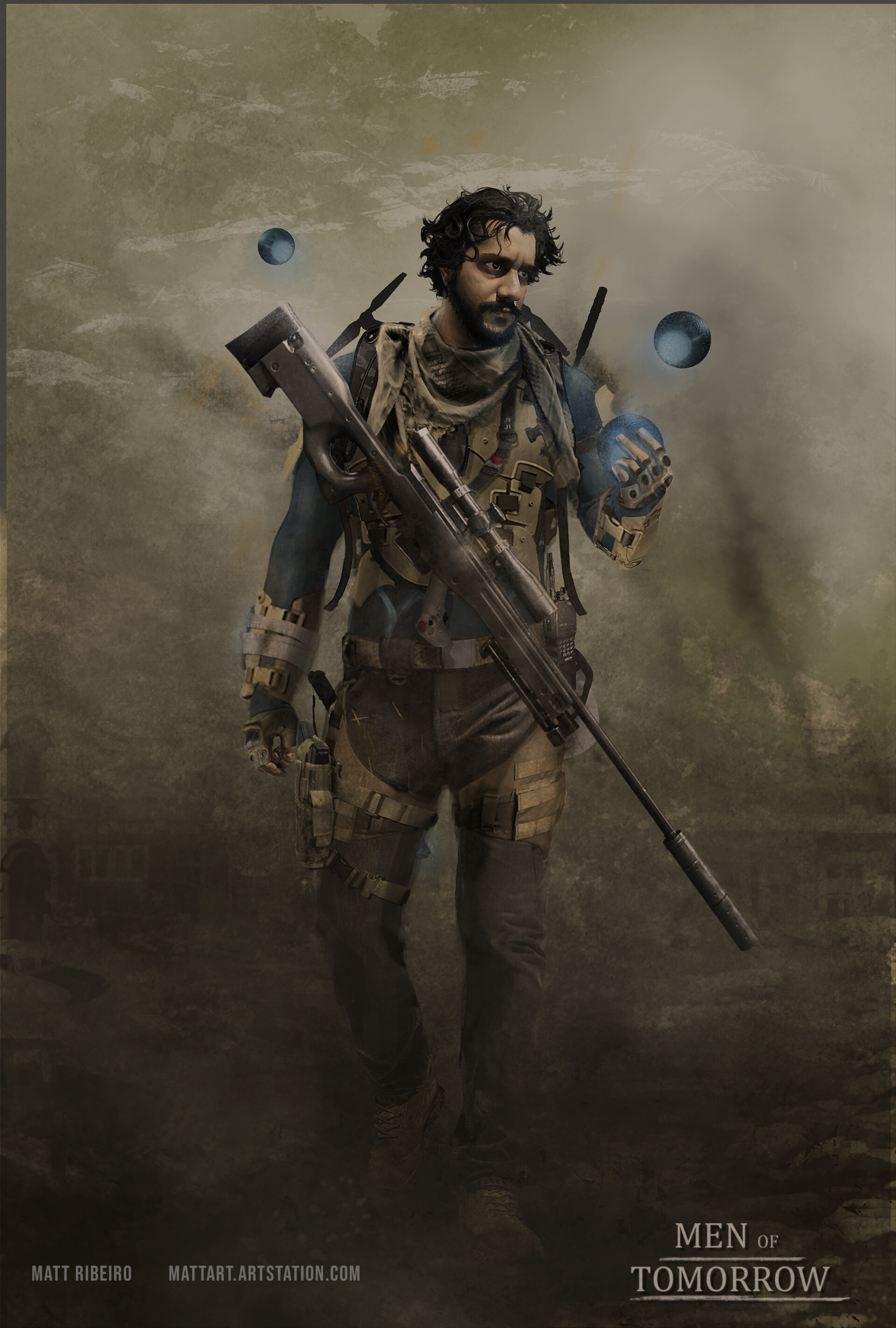 Apocalyptic Sniper Concept Art
