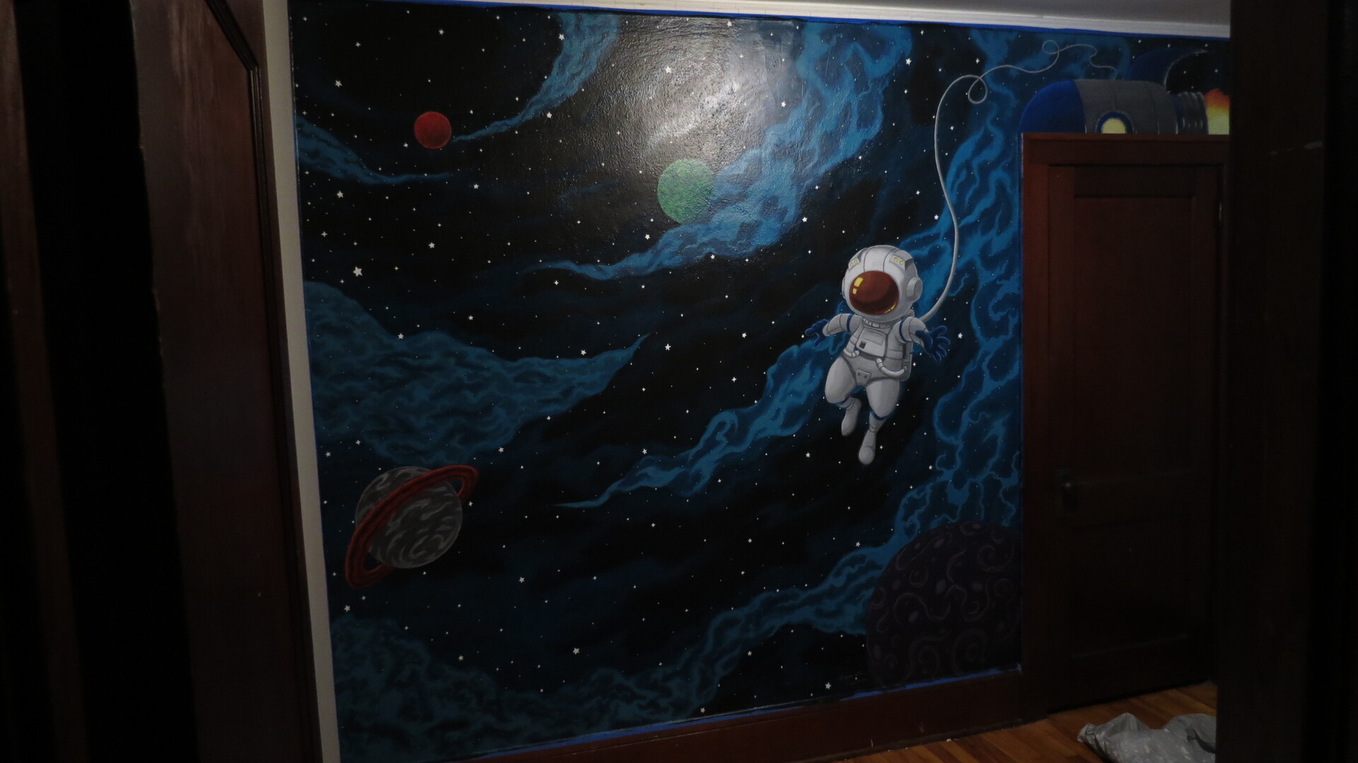 Logan Dais - Galaxy Wall Mural