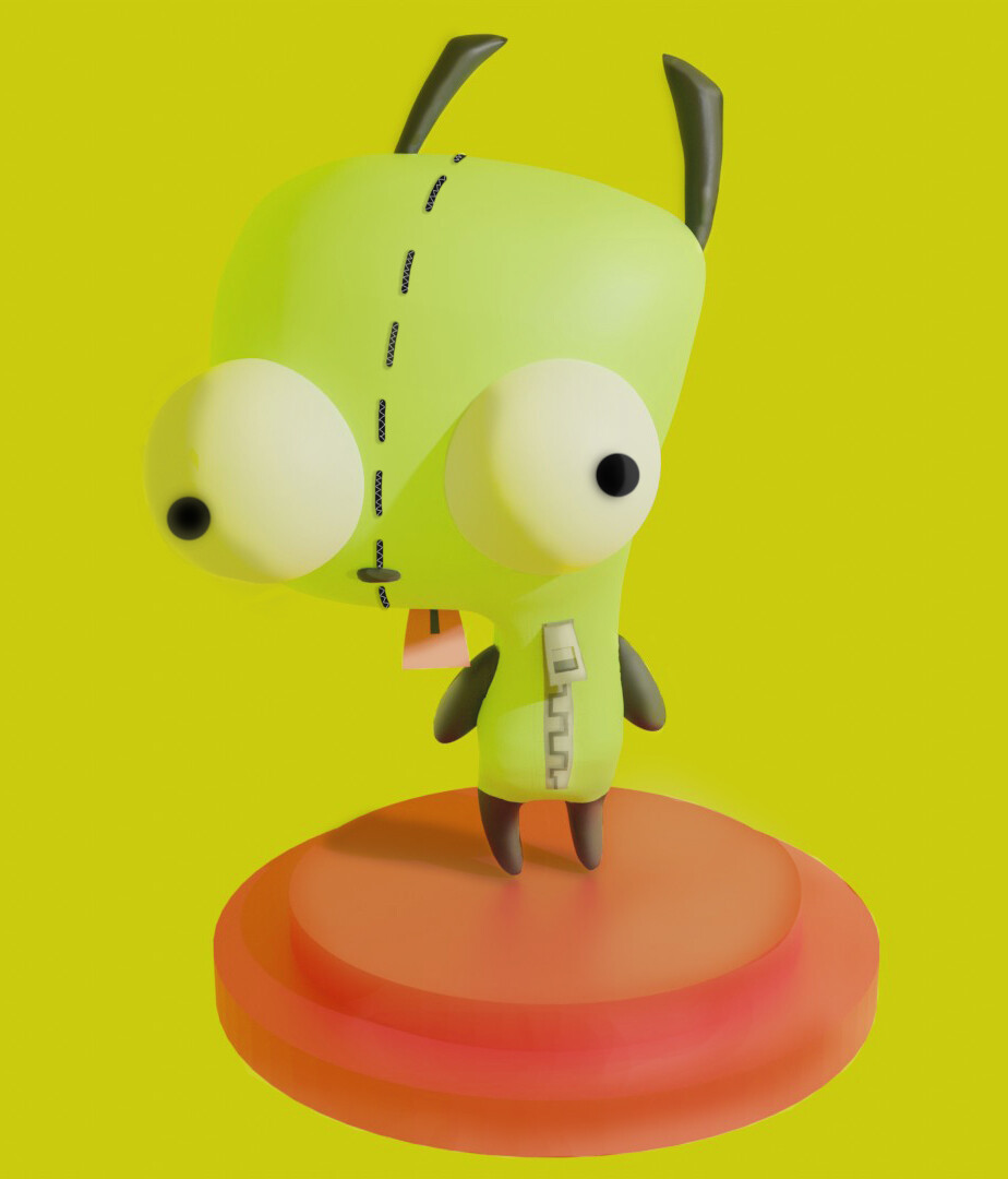 ArtStation - GIR Invasor Zim