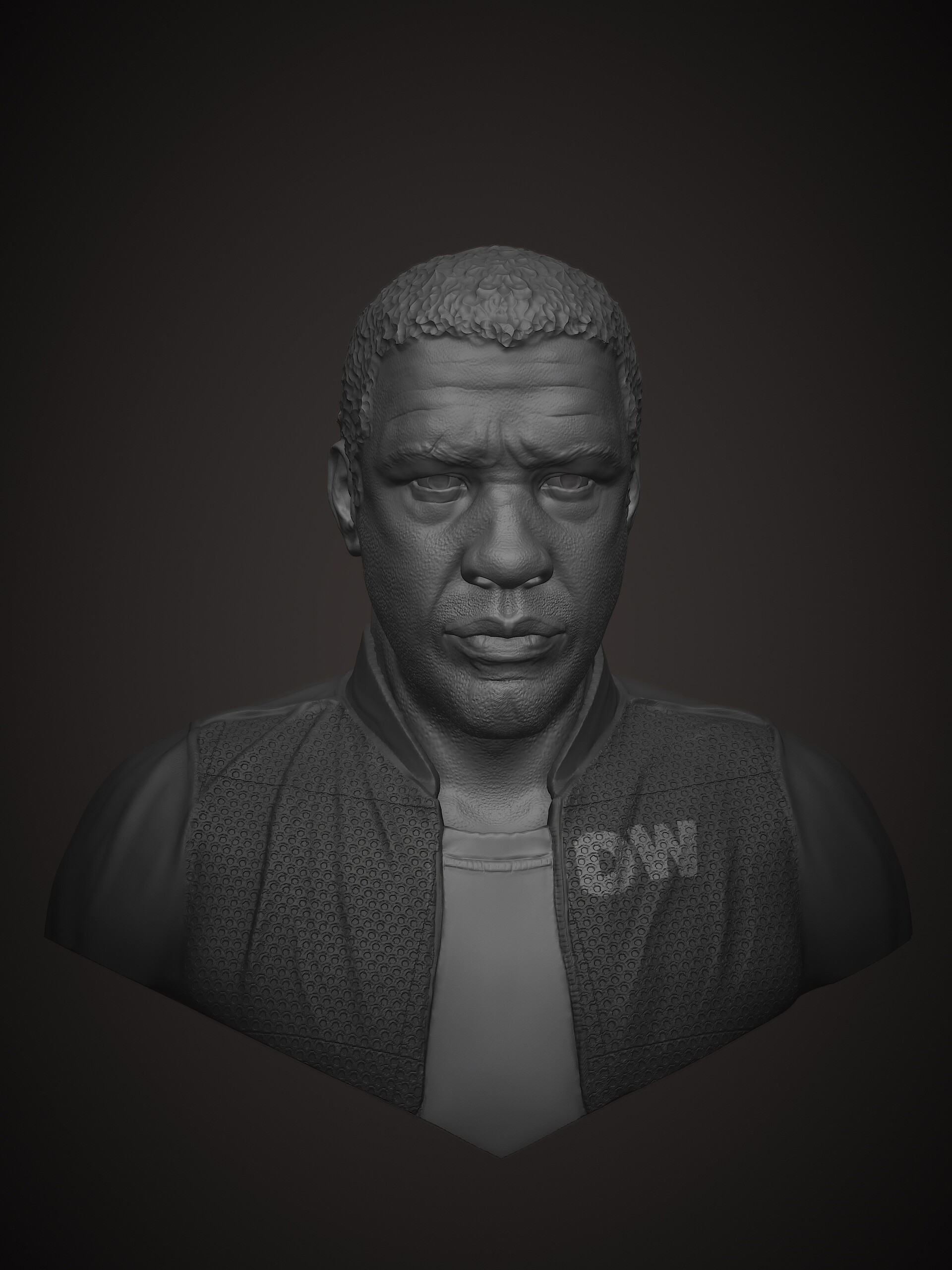 ArtStation - Digital Sculpt - Actor Denzel Washington