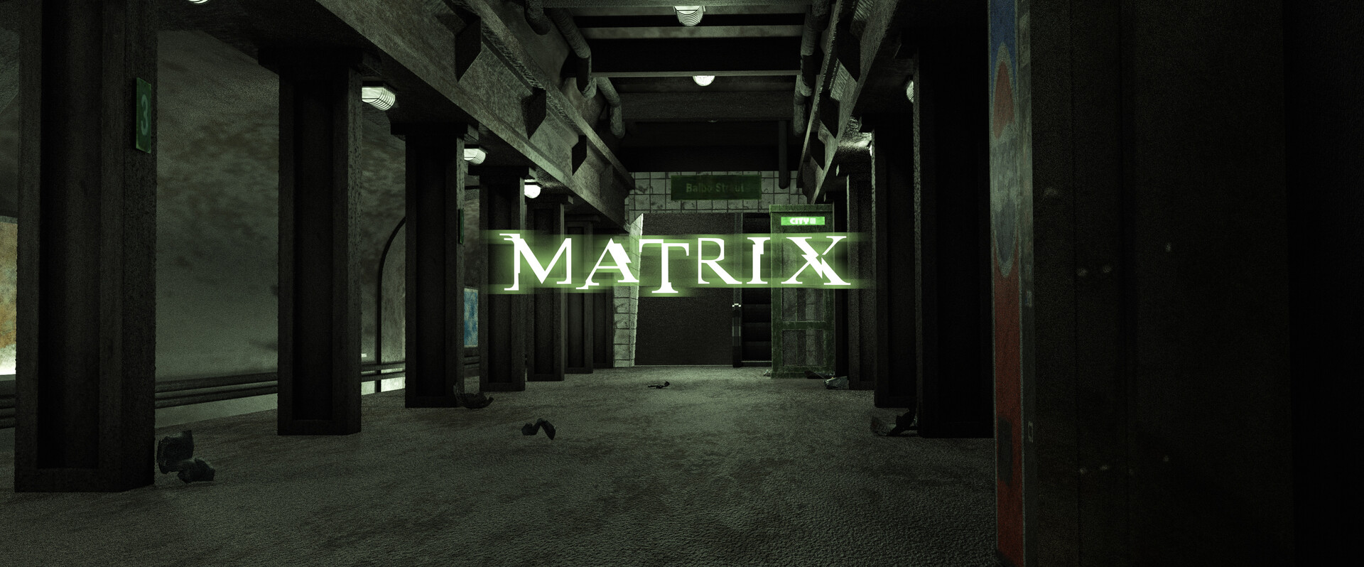 ArtStation - Matrix Subway Scene Recreation