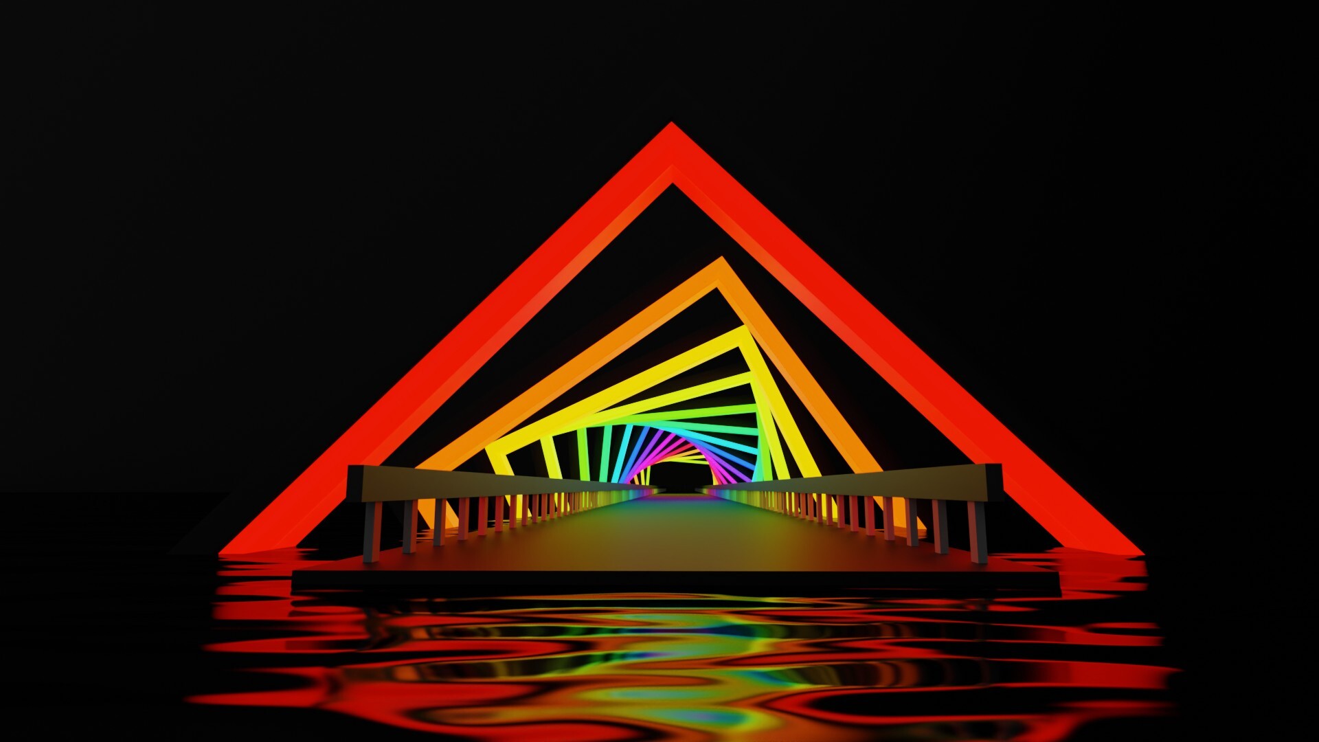 ArtStation - Neon Bridge