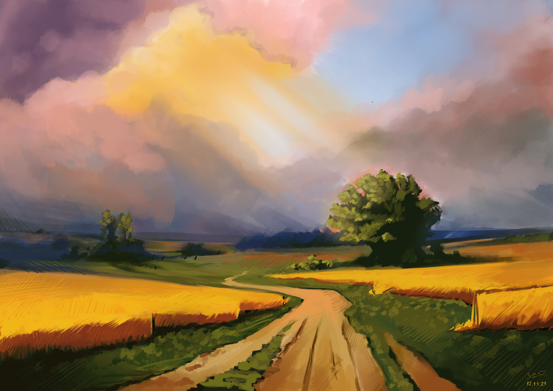 ArtStation - Landscape study N1