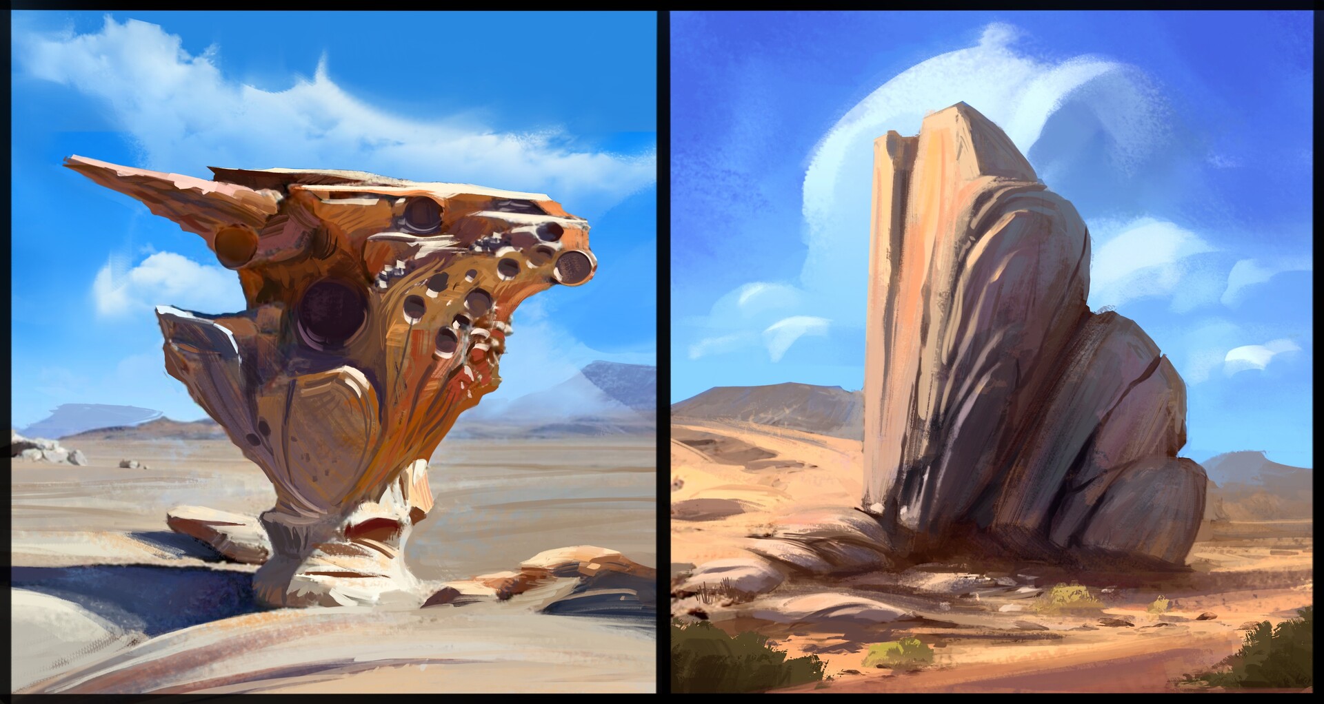 ArtStation - Desert Rocks