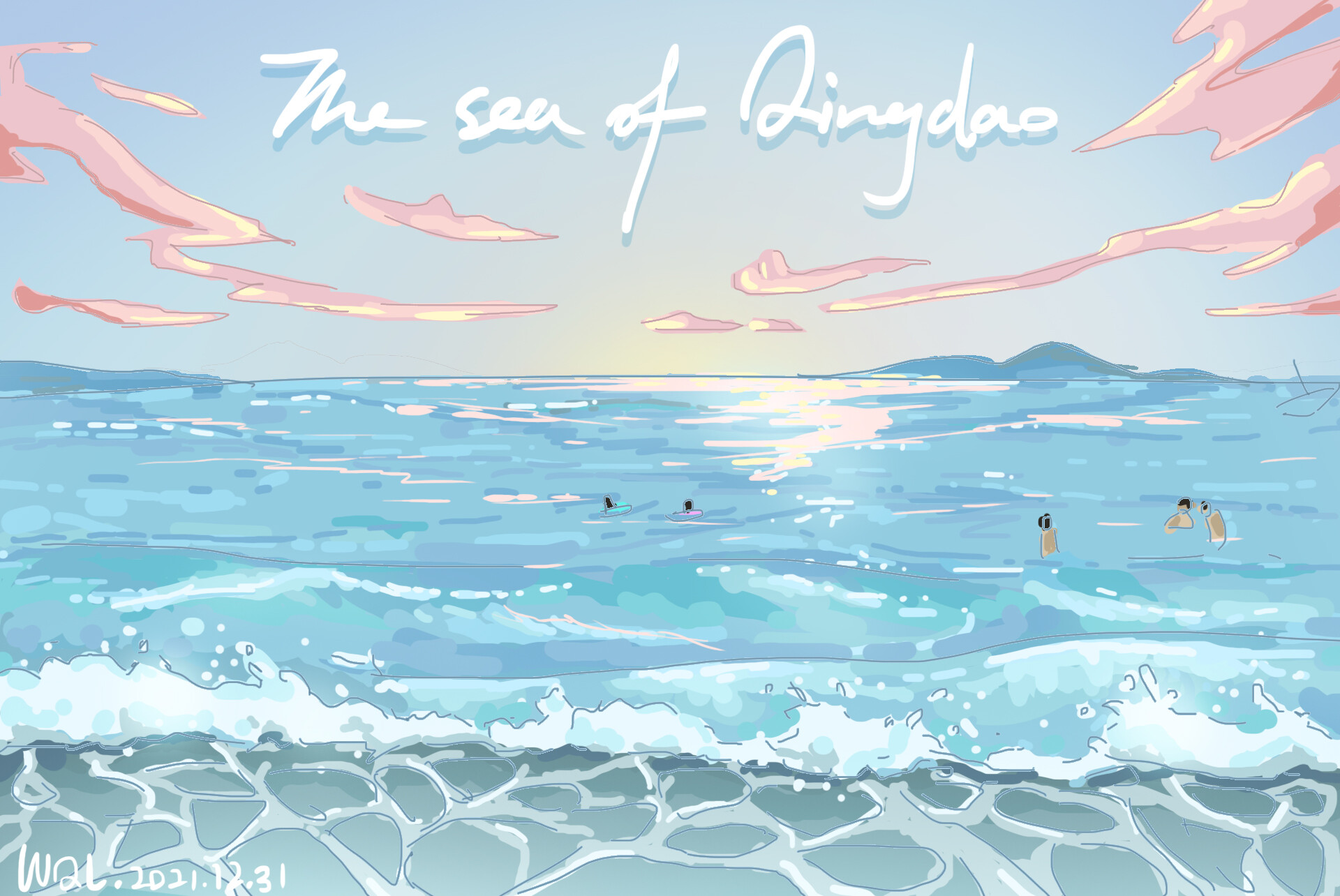 ArtStation - the sea of Qingdao