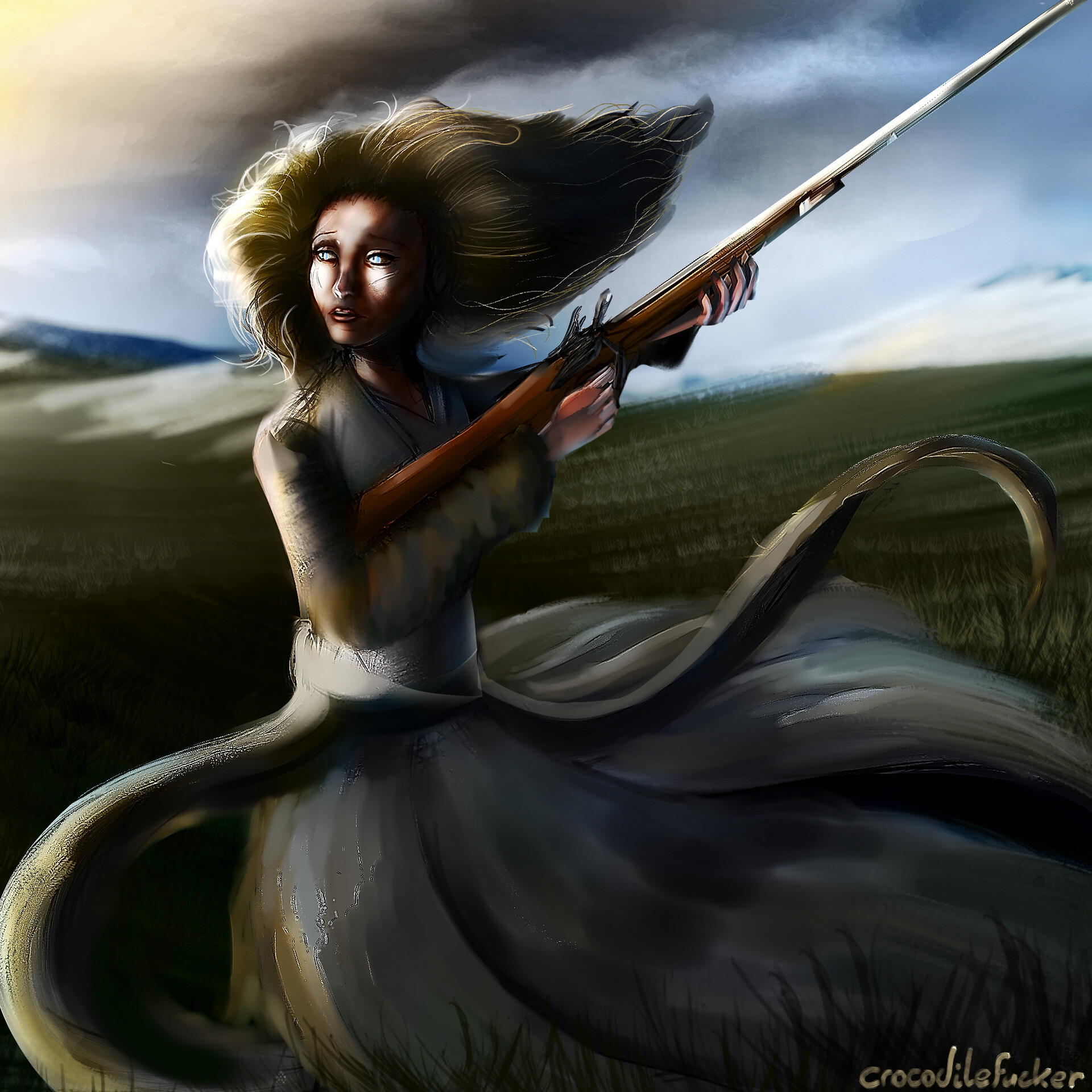 ArtStation - elongated musket