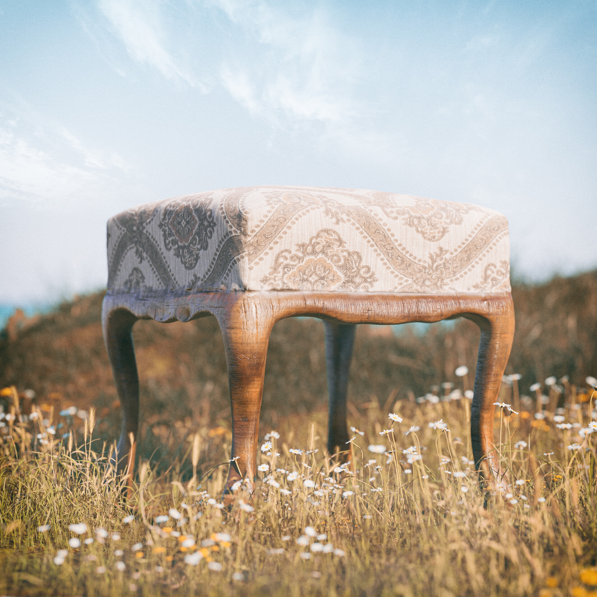 ArtStation - Wooden Stool - 3D Scan/Photogrammetry