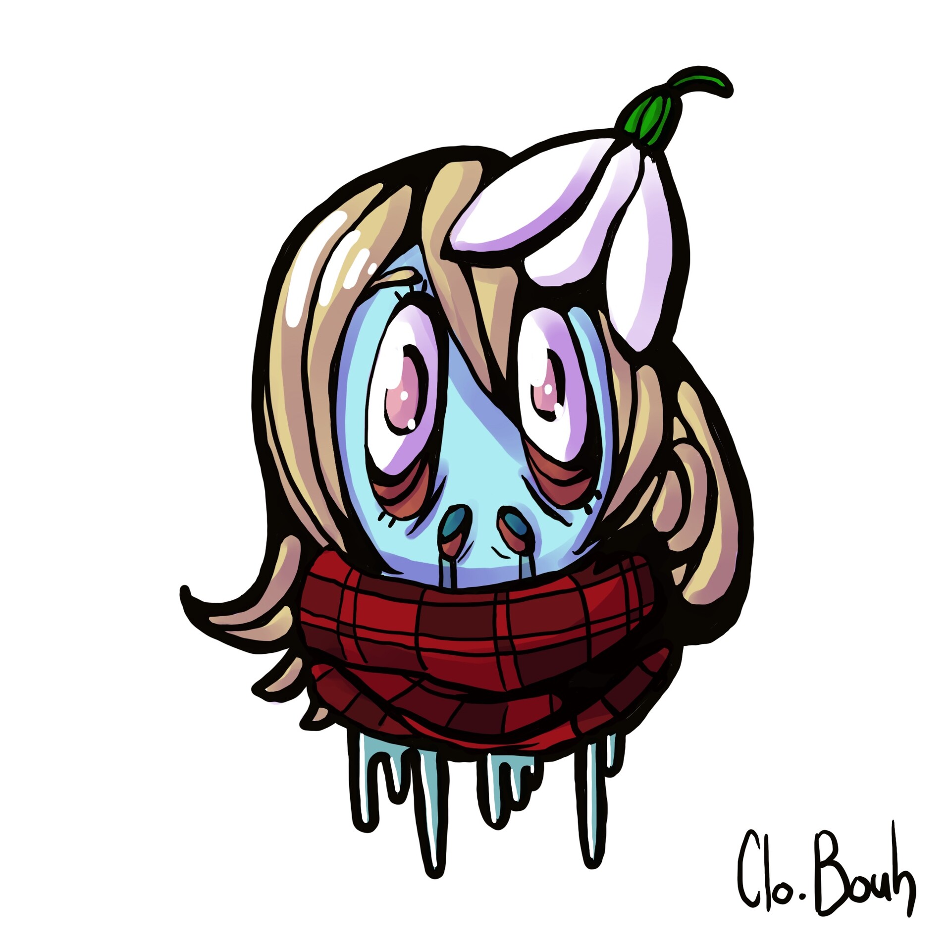 ArtStation - Ice cold zombie & a flower