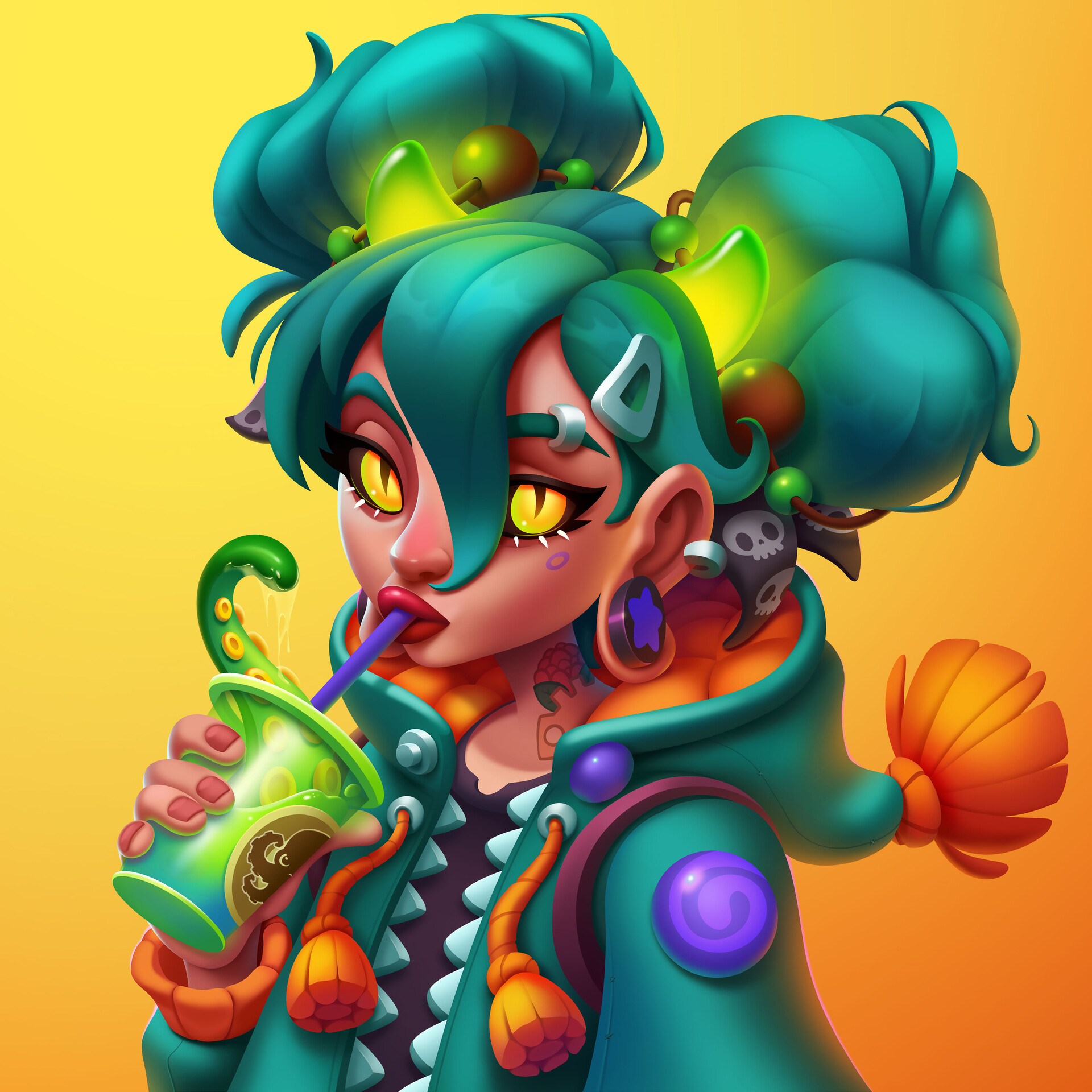 ArtStation - Octopus Soda