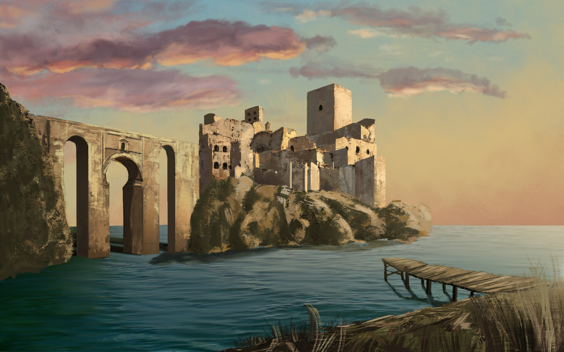 ArtStation - The Abandoned Castle