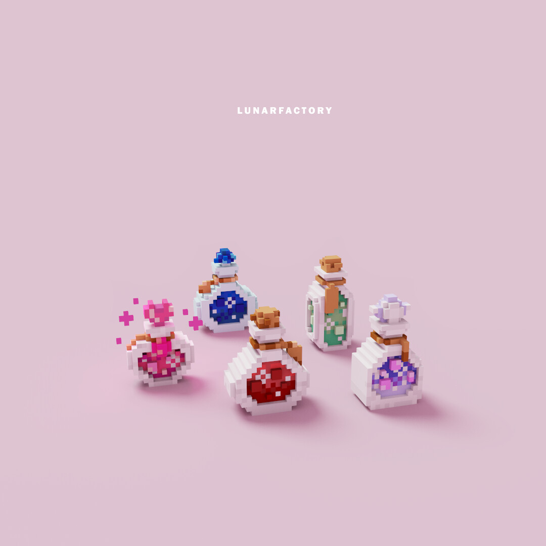 Minecraft Perler Beads Potions