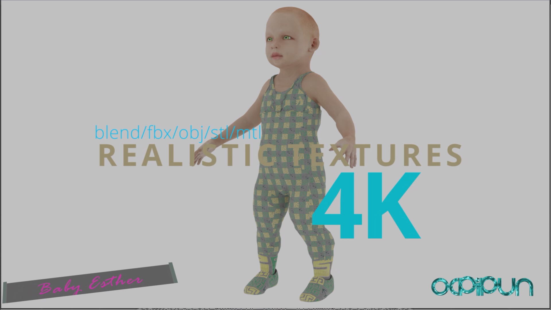 pipun - Baby Esther 3d Character