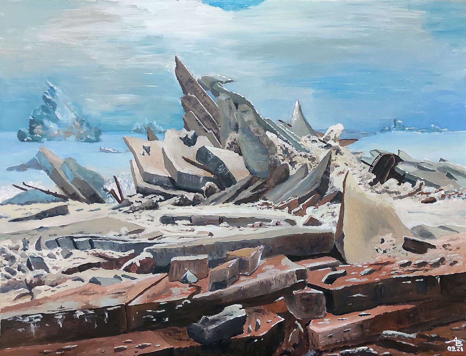 Adrian Biegański - Copy of "Das Eismeer"