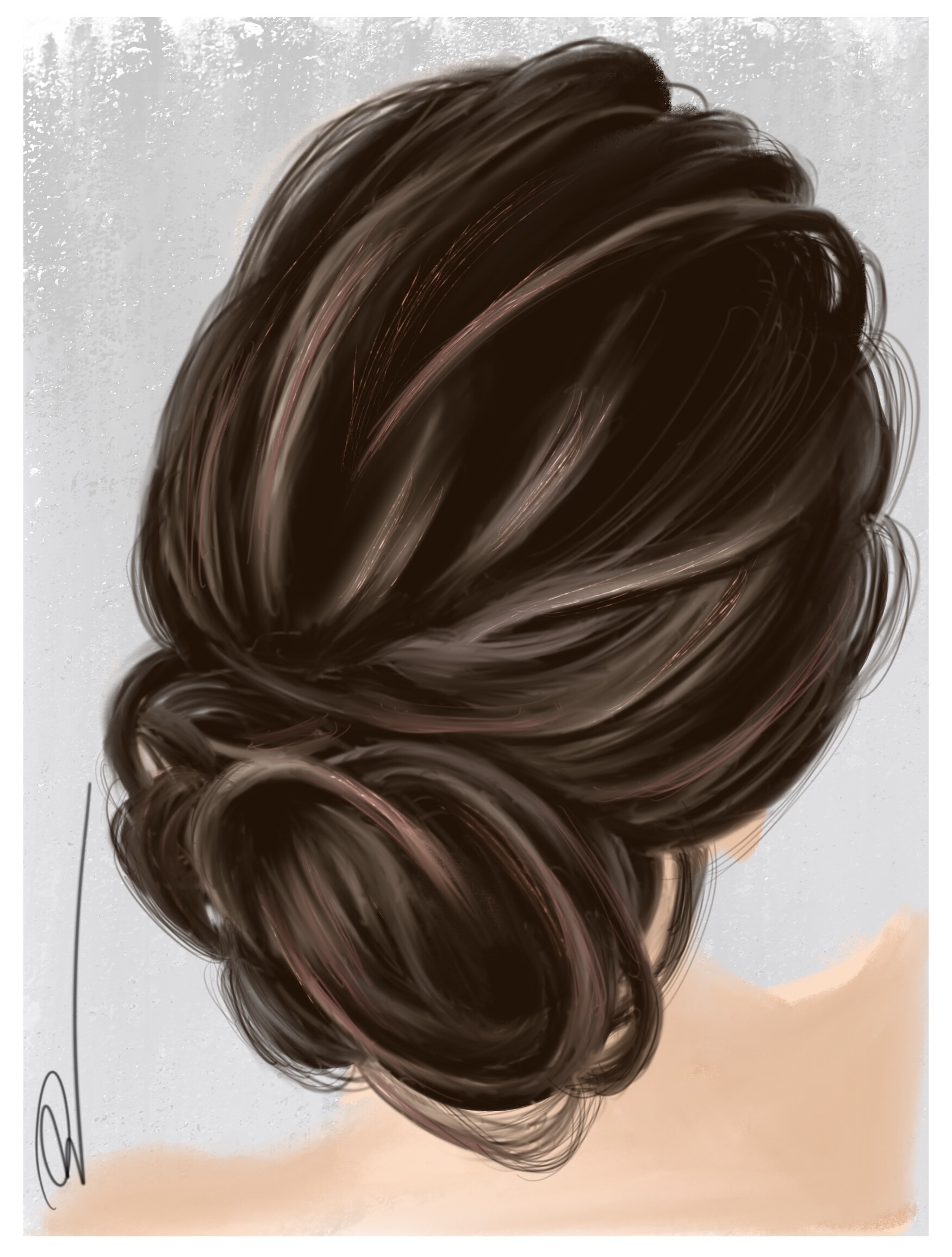 ArtStation - Hair study