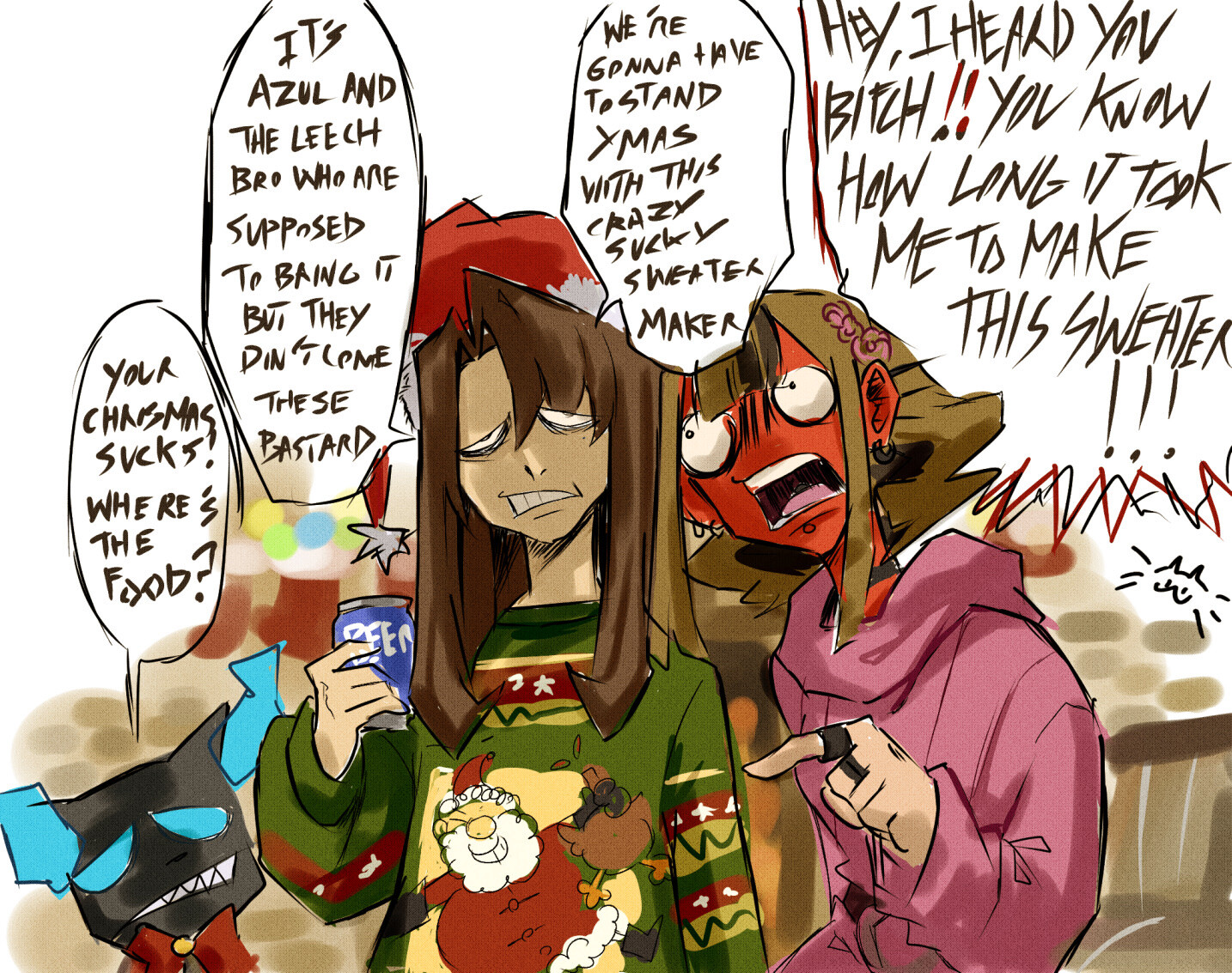 ArtStation - Chaotic christmas