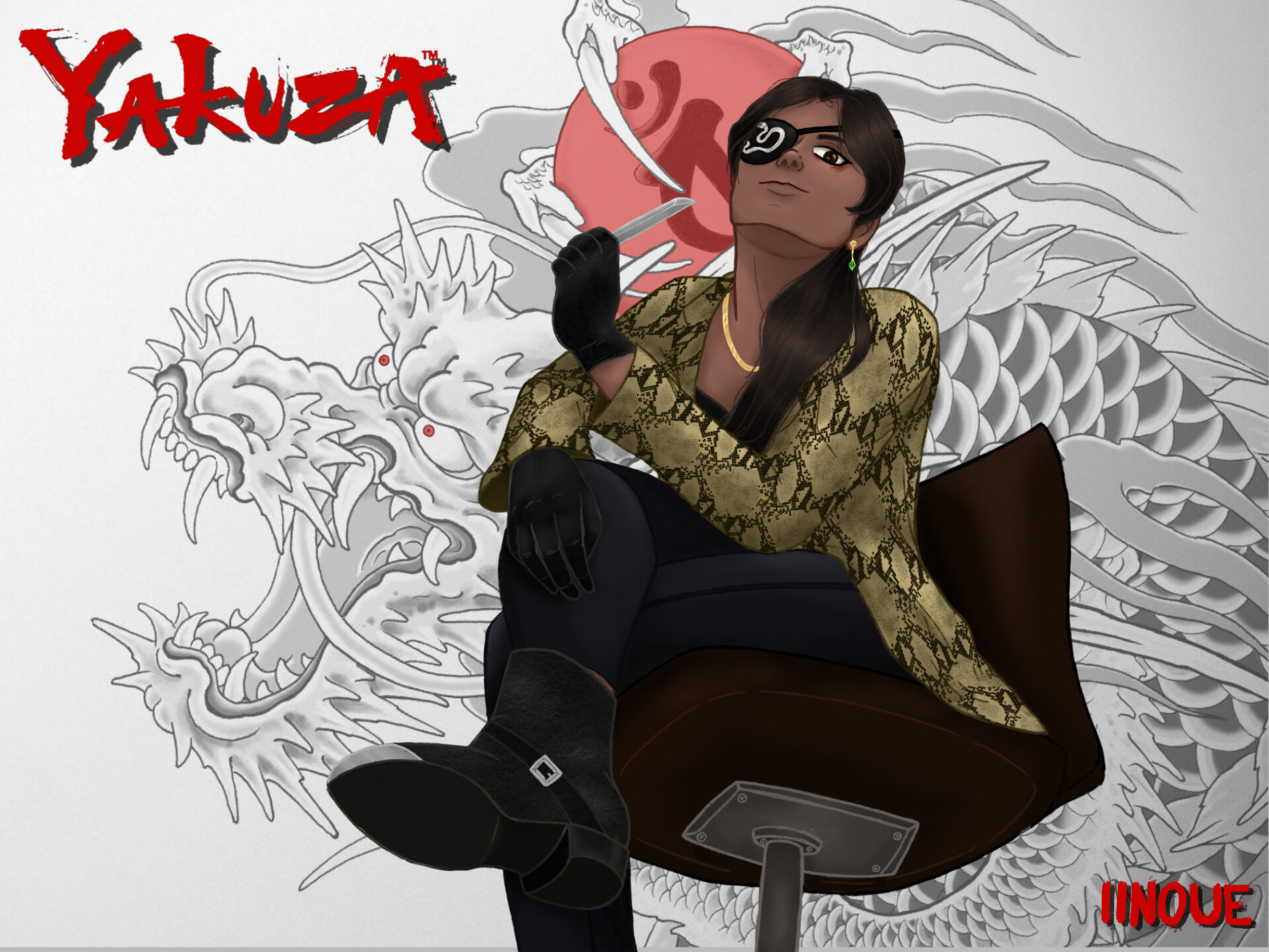 ArtStation - fem!Majima Goro cosplay