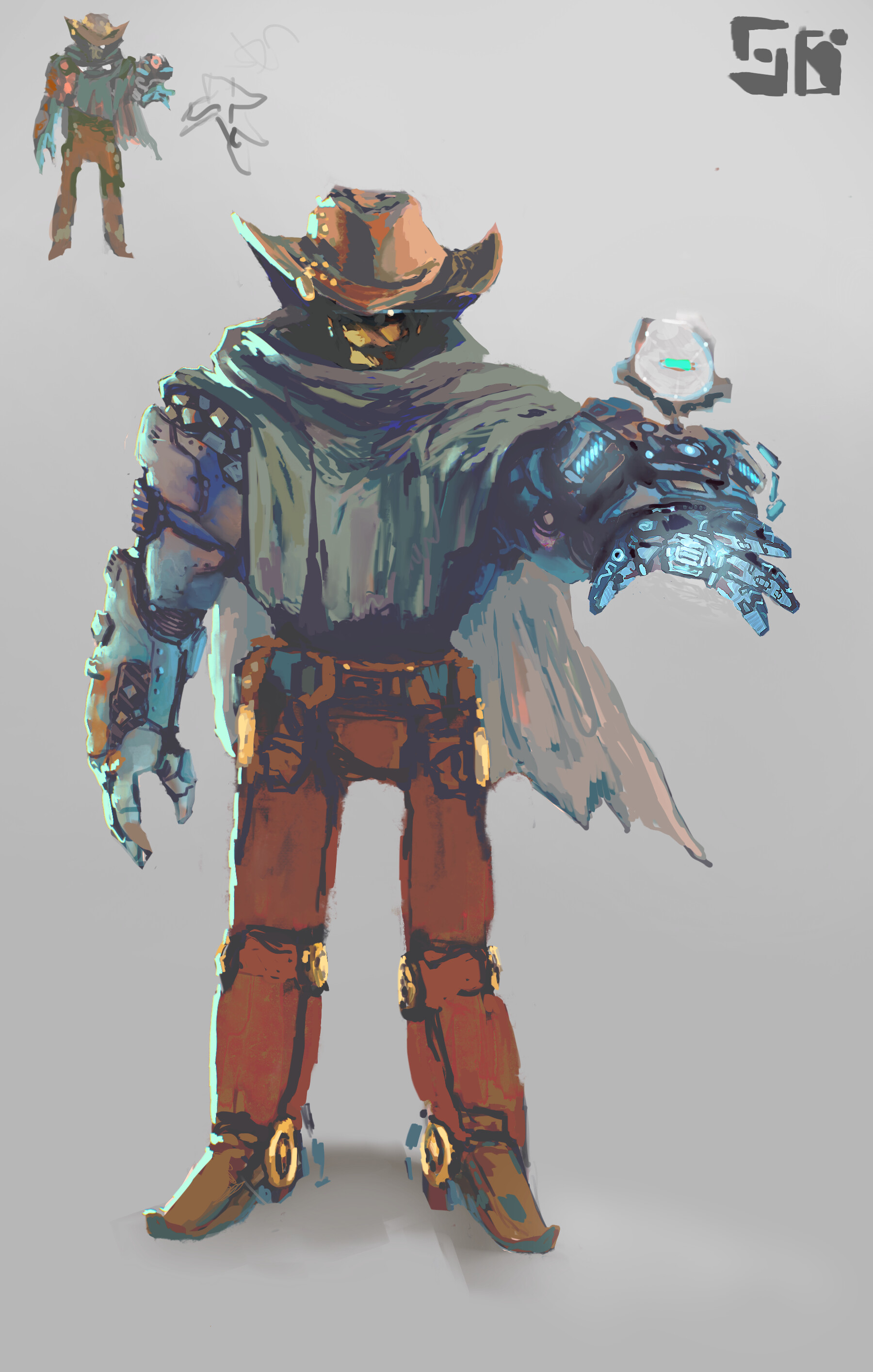 ArtStation - Mech Cowboy