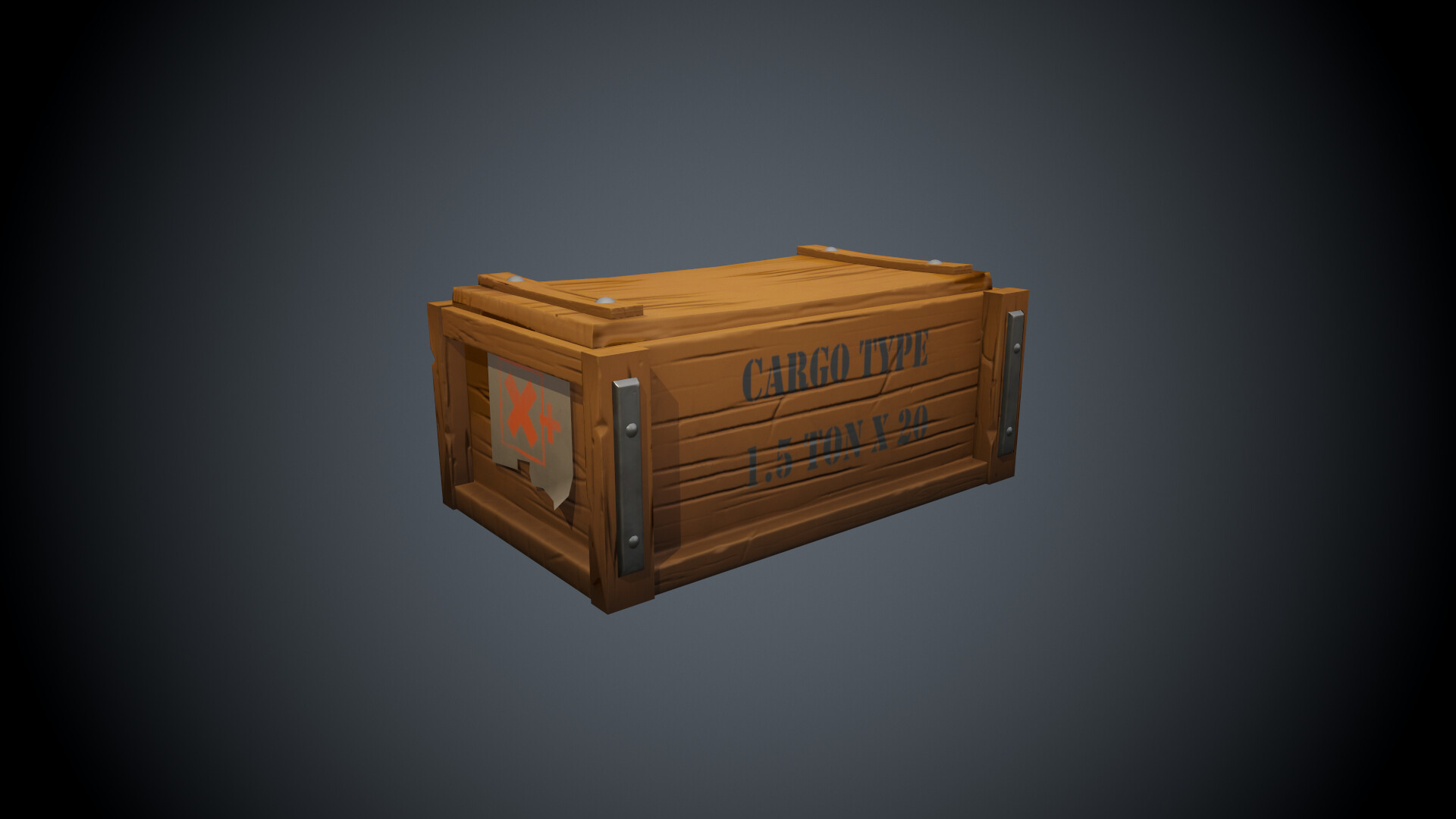 ArtStation - Stylized Wood Box