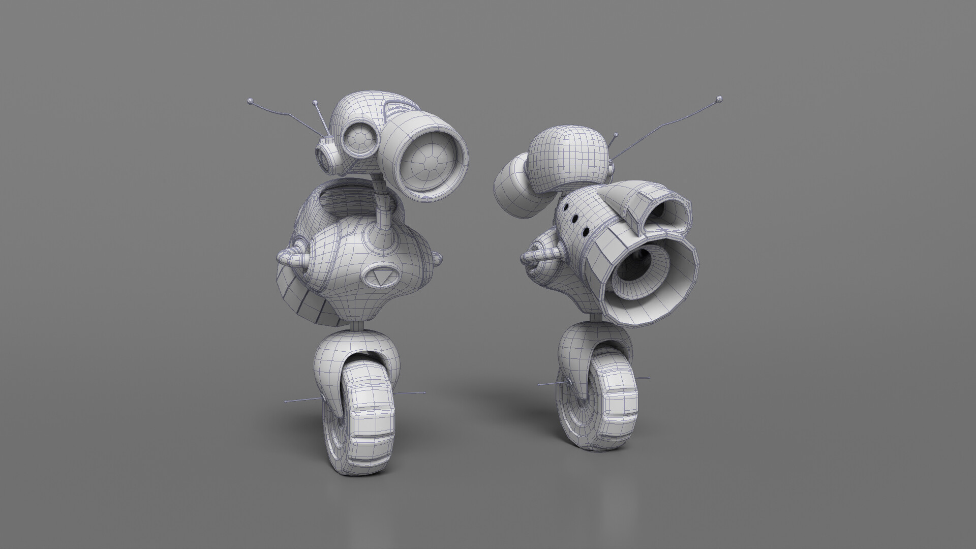 Irfan Sa'at - Stylized Robot - 3D Model