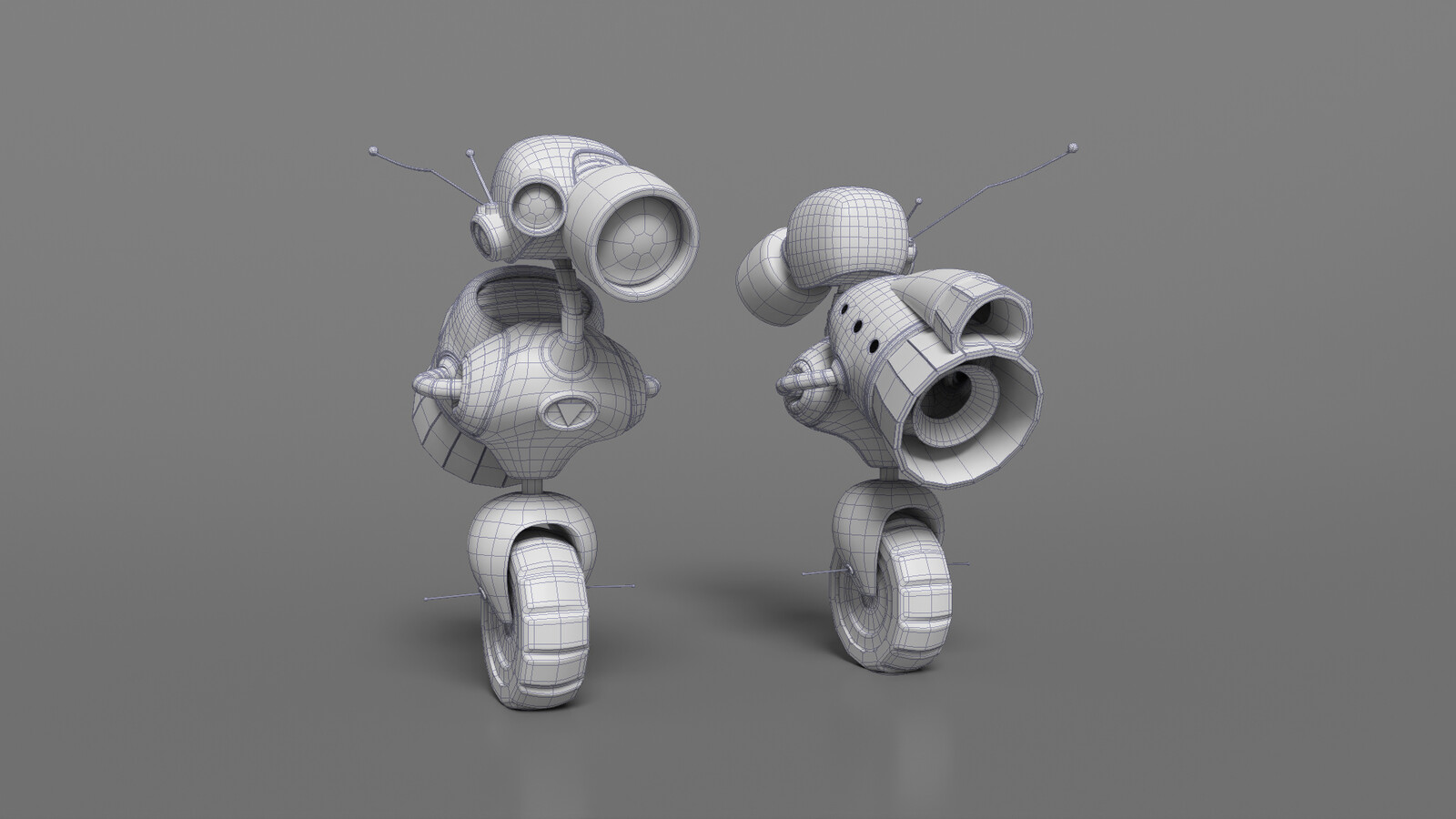 Irfan Sa'at - Stylized Robot - 3D Model