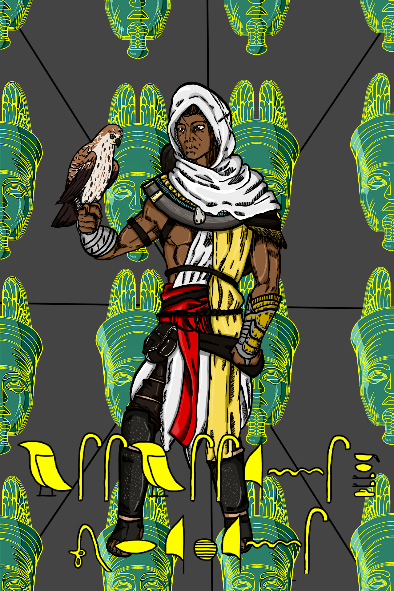 ArtStation - Bayek of Siwa from Assassin's Creed Origins