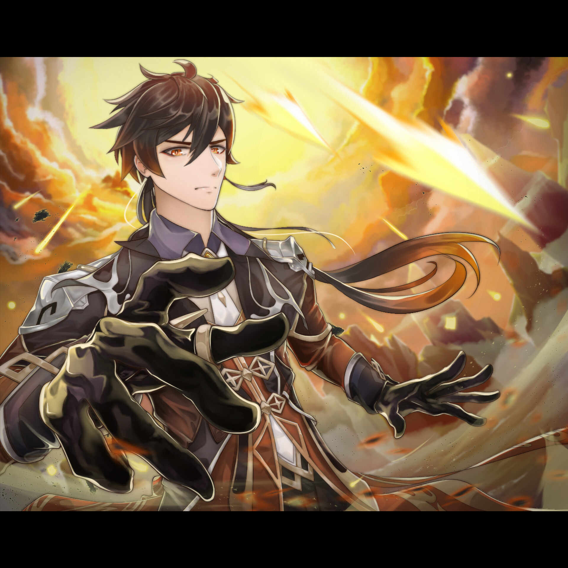 ArtStation - Genshin Impact - Zhongli Illustration