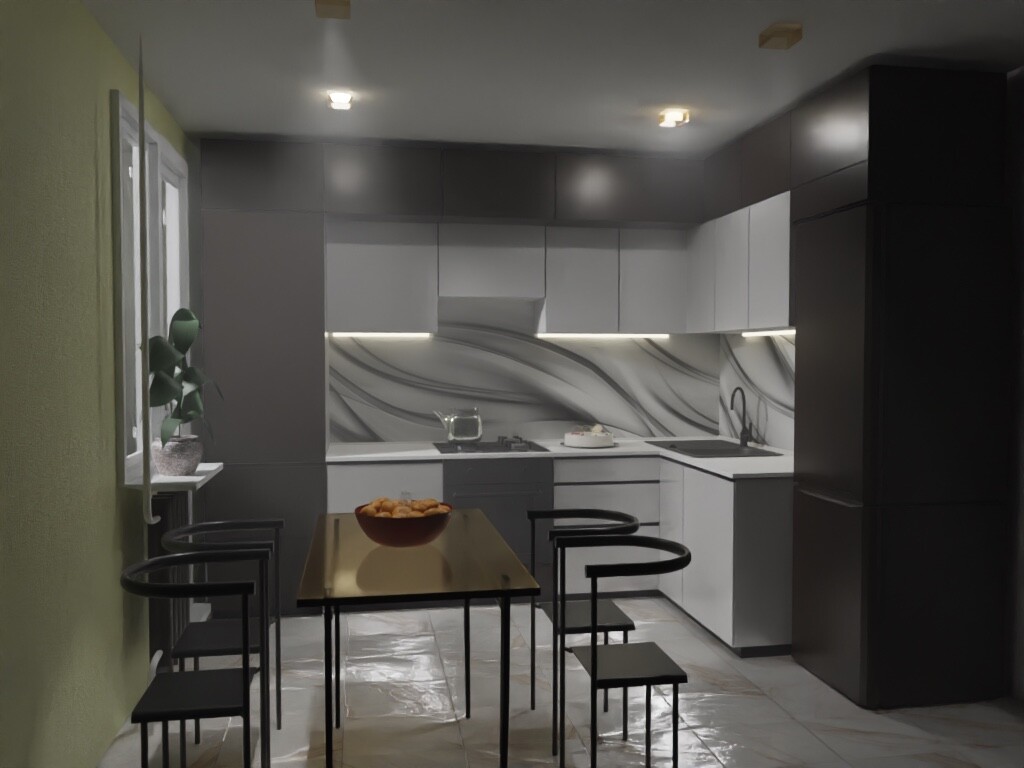 ArtStation - Small kitchen