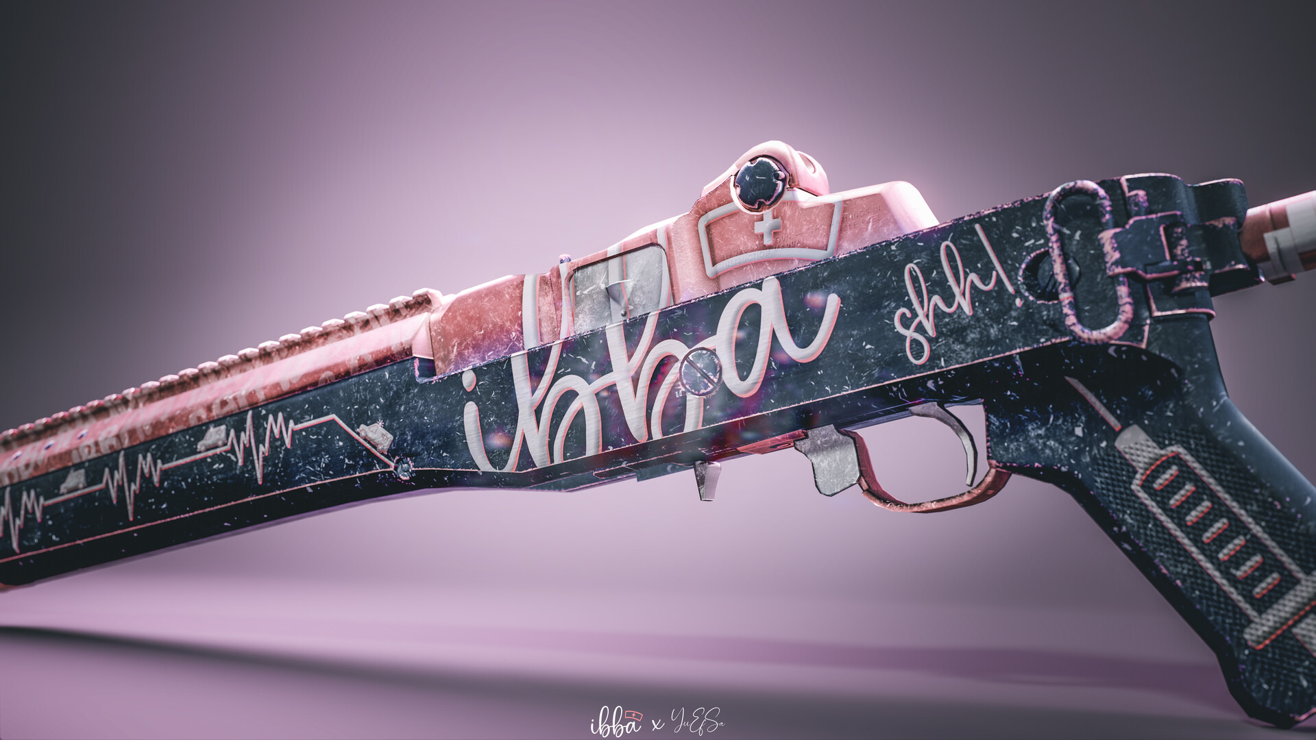 ArtStation - Mini-14 - iBBAA Streamer Skin