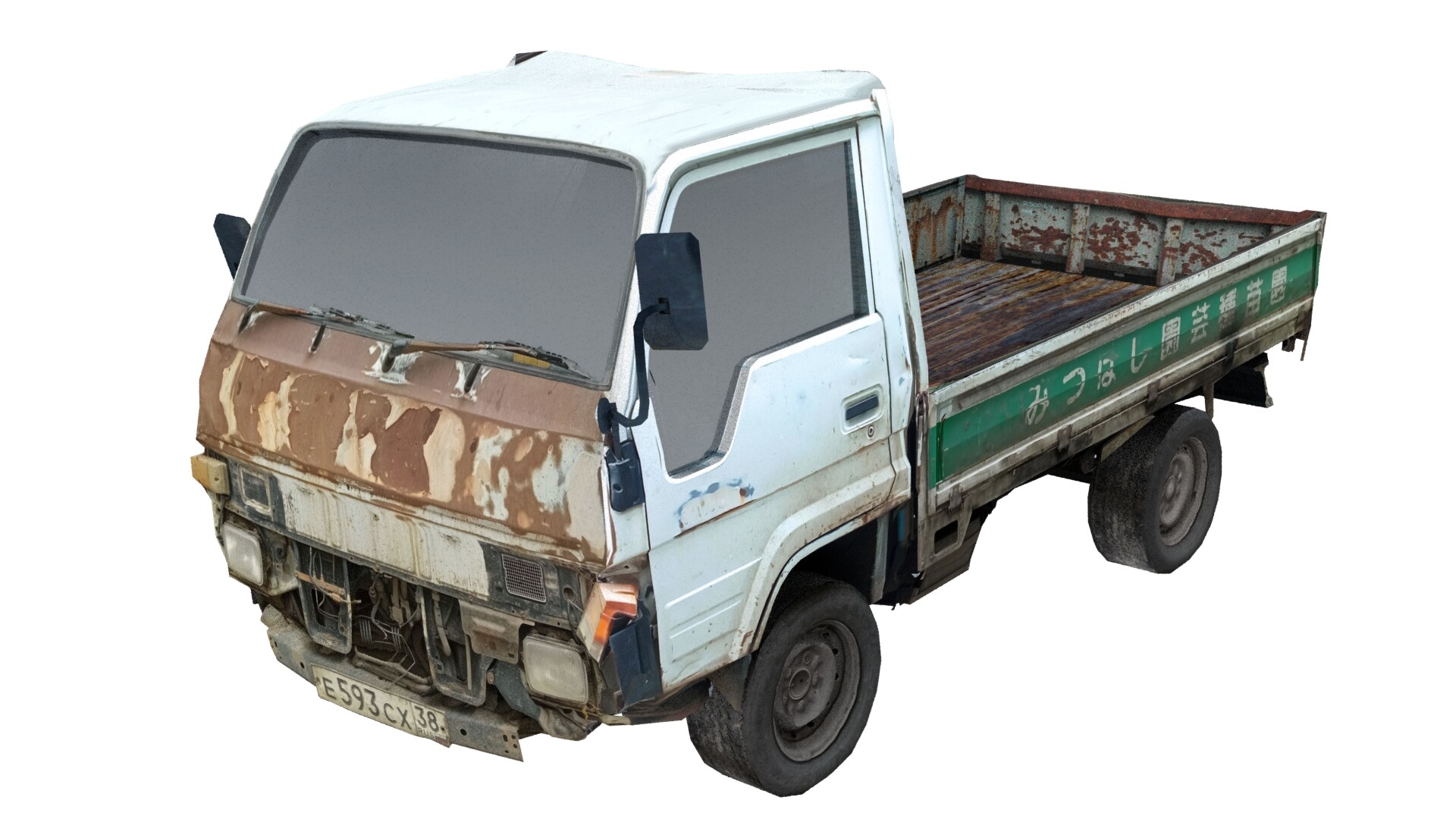 ArtStation - REALISTIC LOWPOLY RUSTY TRUCK