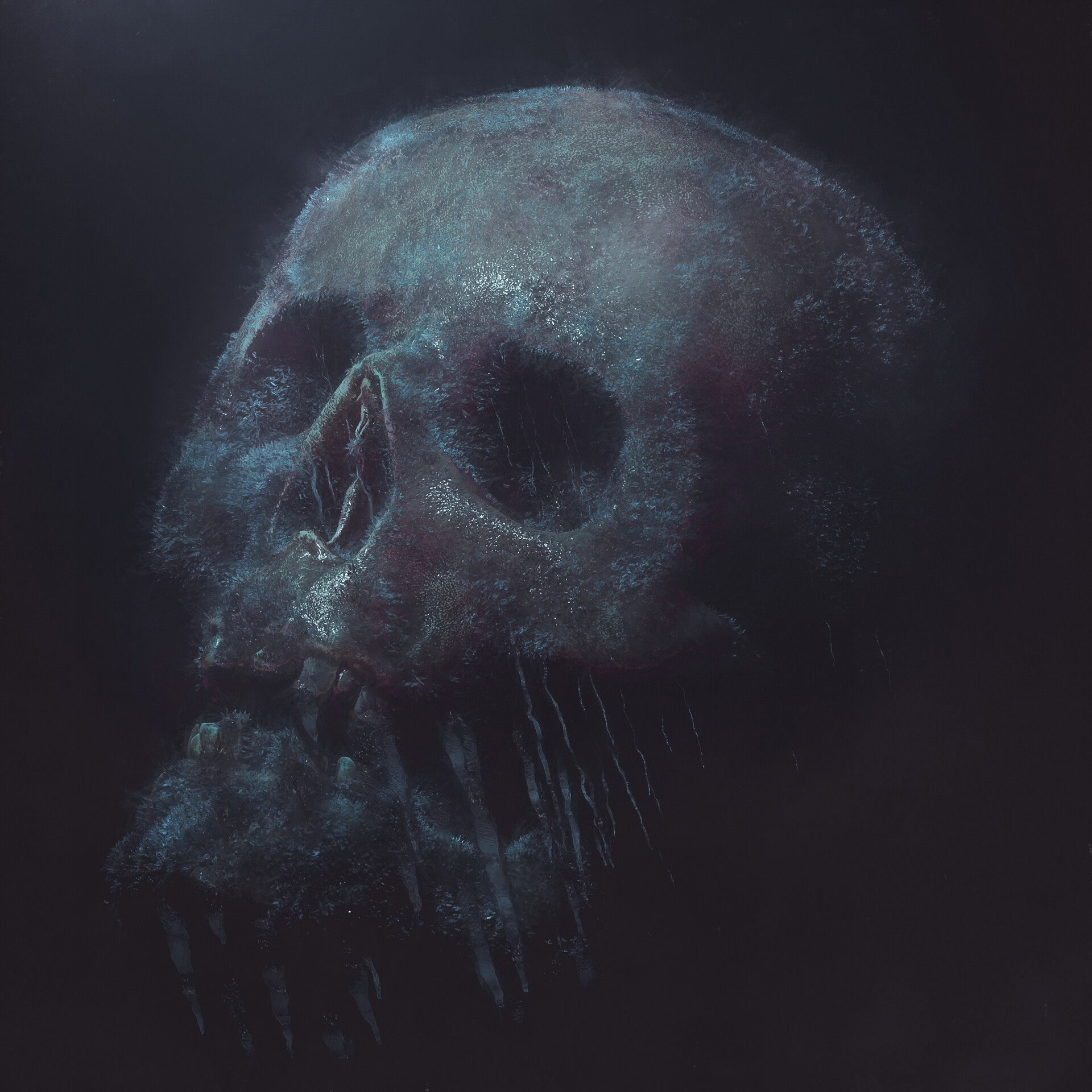 ArtStation - Ice Skull