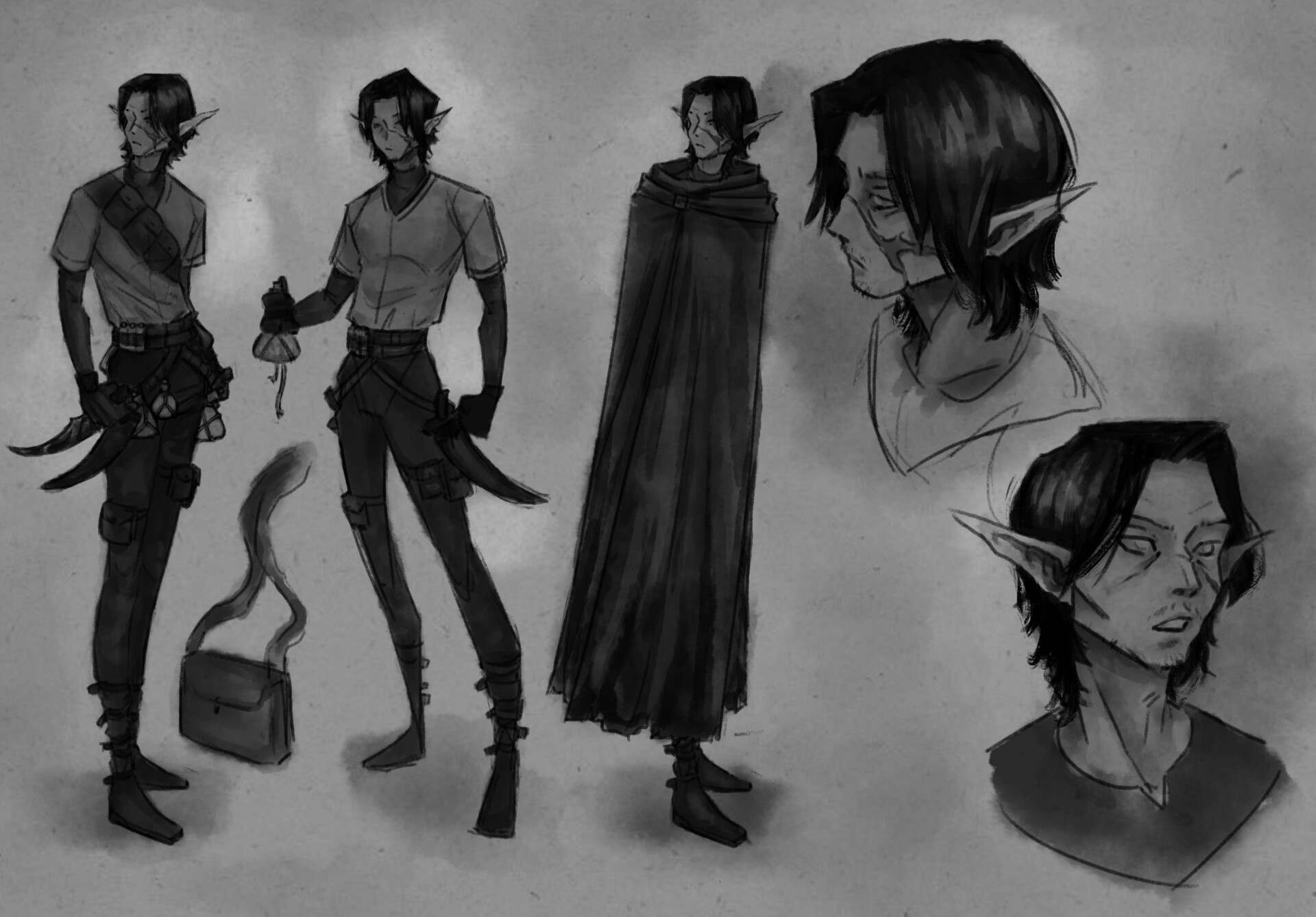 ArtStation - Sarkan - Alchemist Drow Design