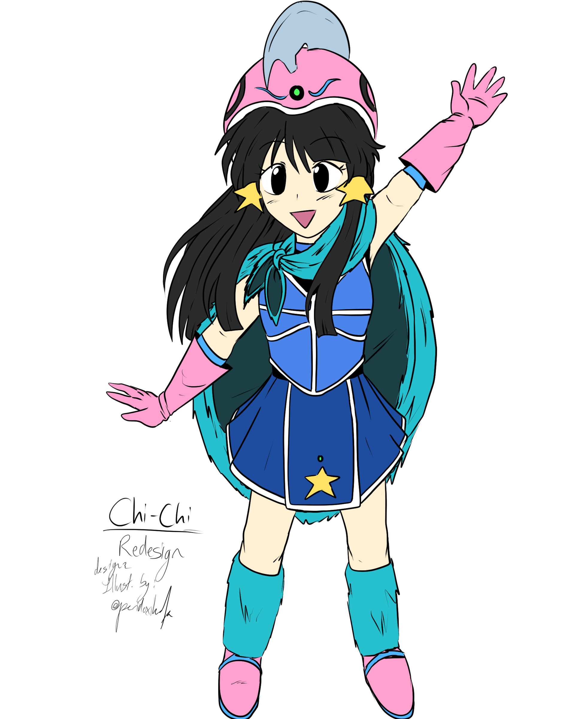 Peri Mye - DBZ Character Redesigns for Fun
