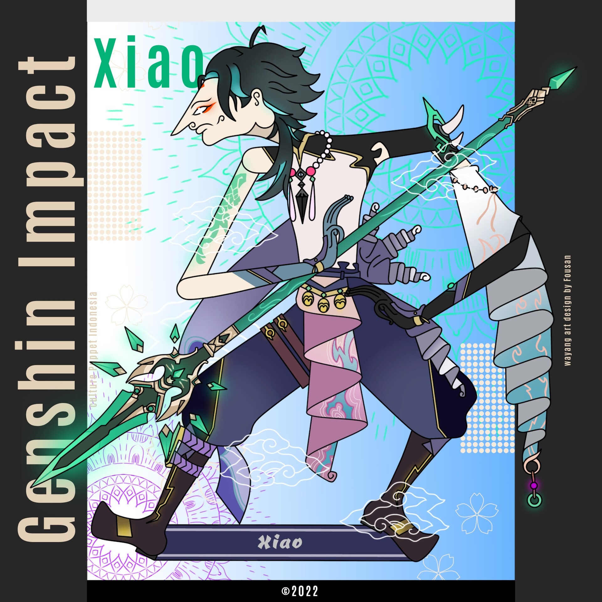 ArtStation - Xiao version Wayang kulit