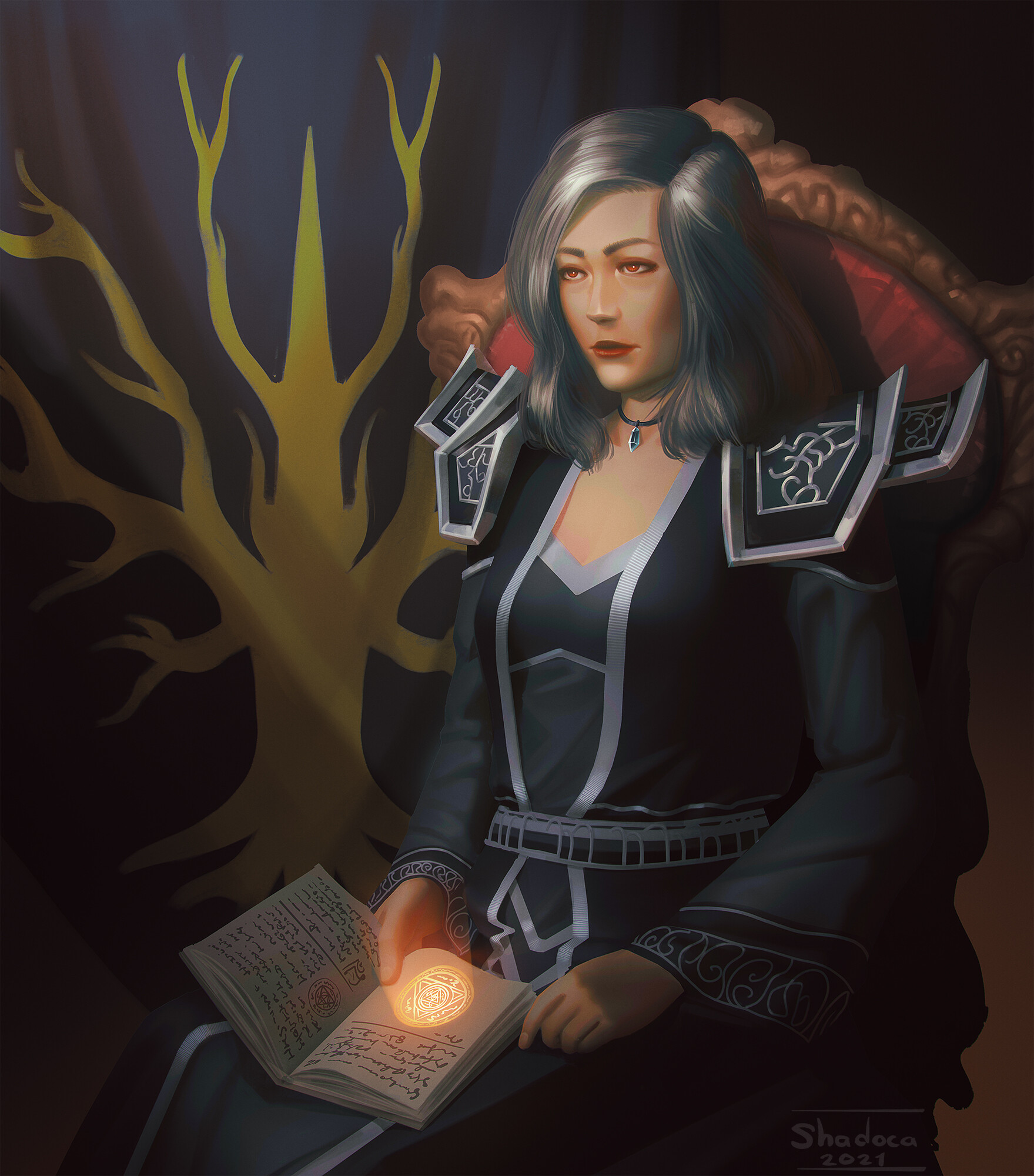 ArtStation - Portrait of a Mage