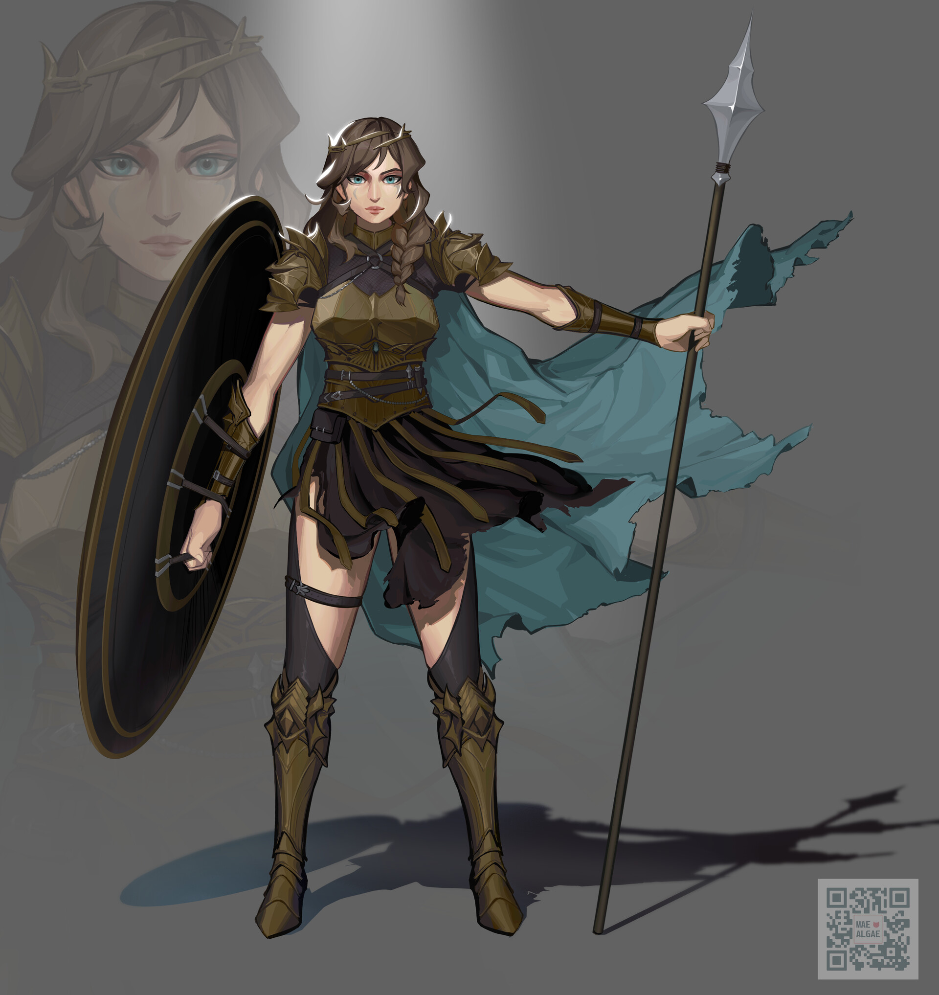 Mae Algae - CONCEPT COMMISSION: WARRIOR