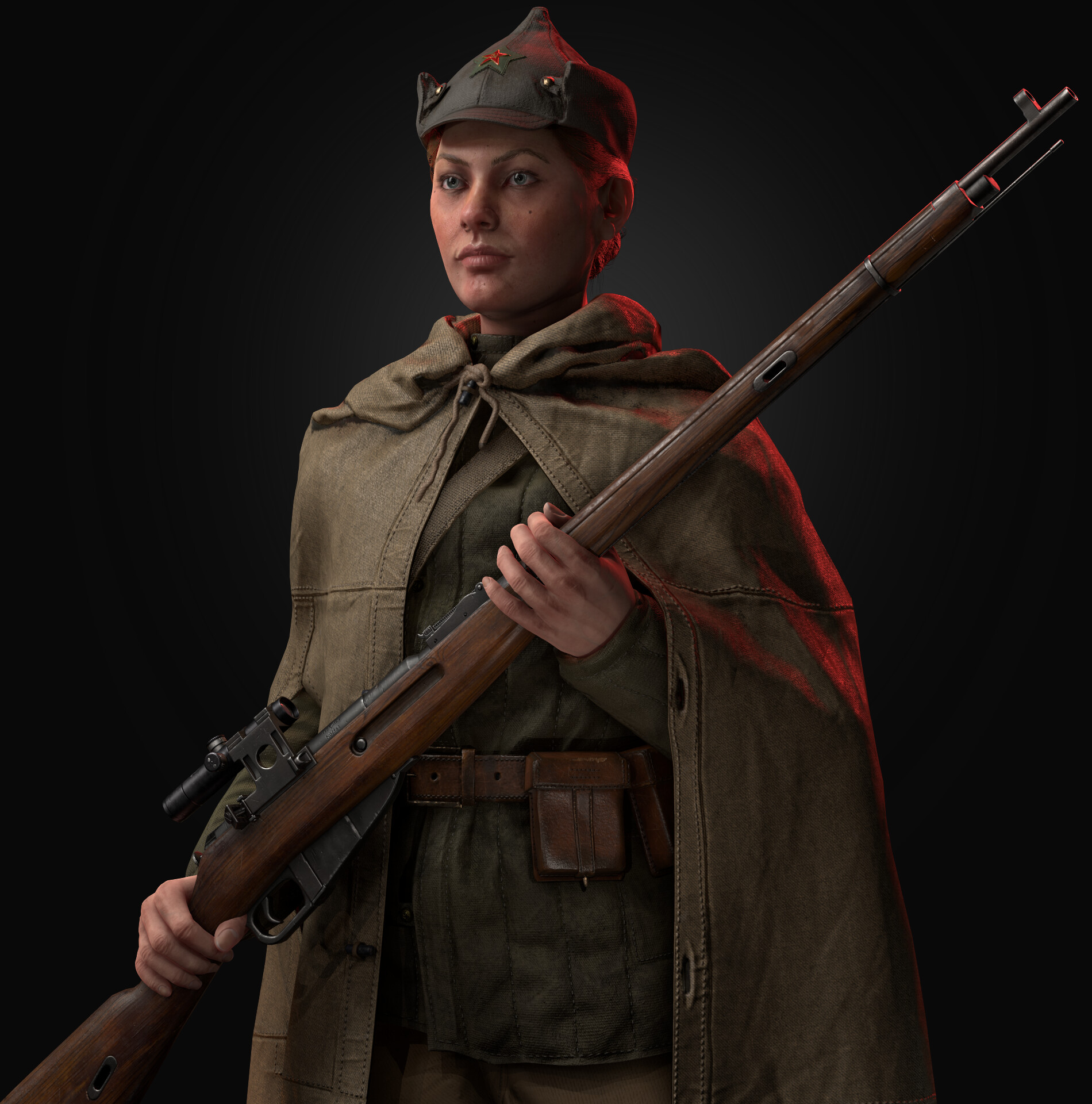 ArtStation - WW II Red Army Sniper