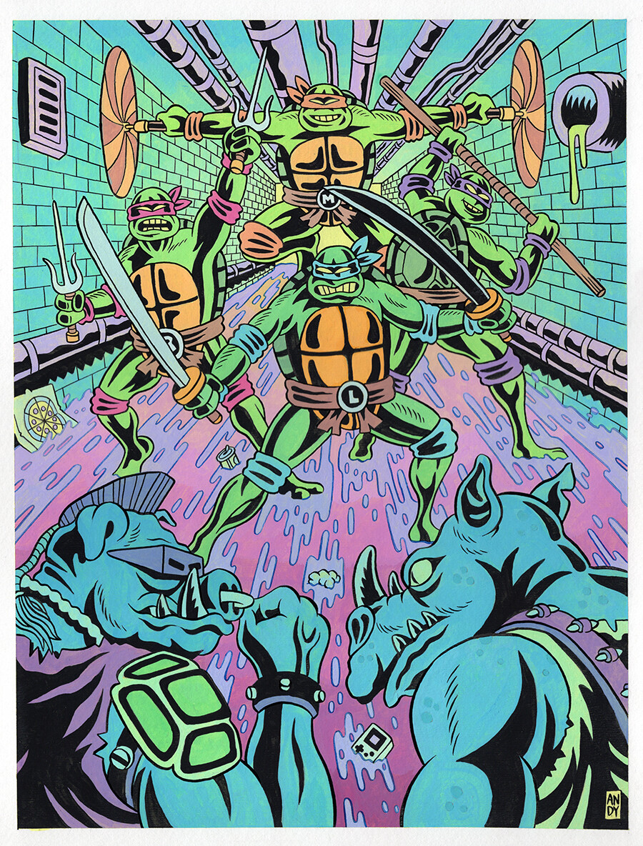 ArtStation - TMNT Commission