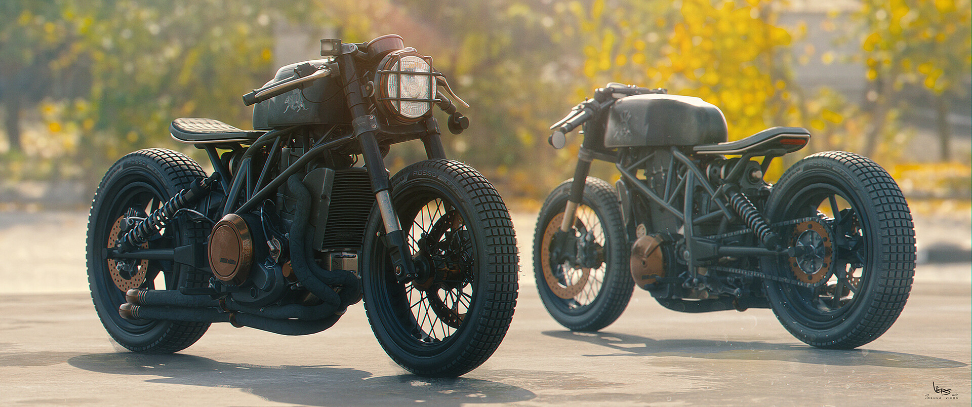 ArtStation - Cafe Racer Design for Hawkeye series