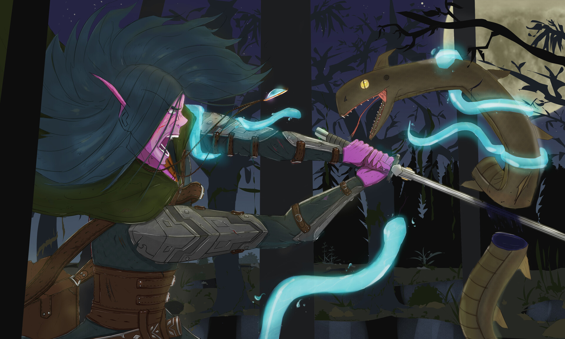 ArtStation - Personal Proyect SWORDSMAN ELF