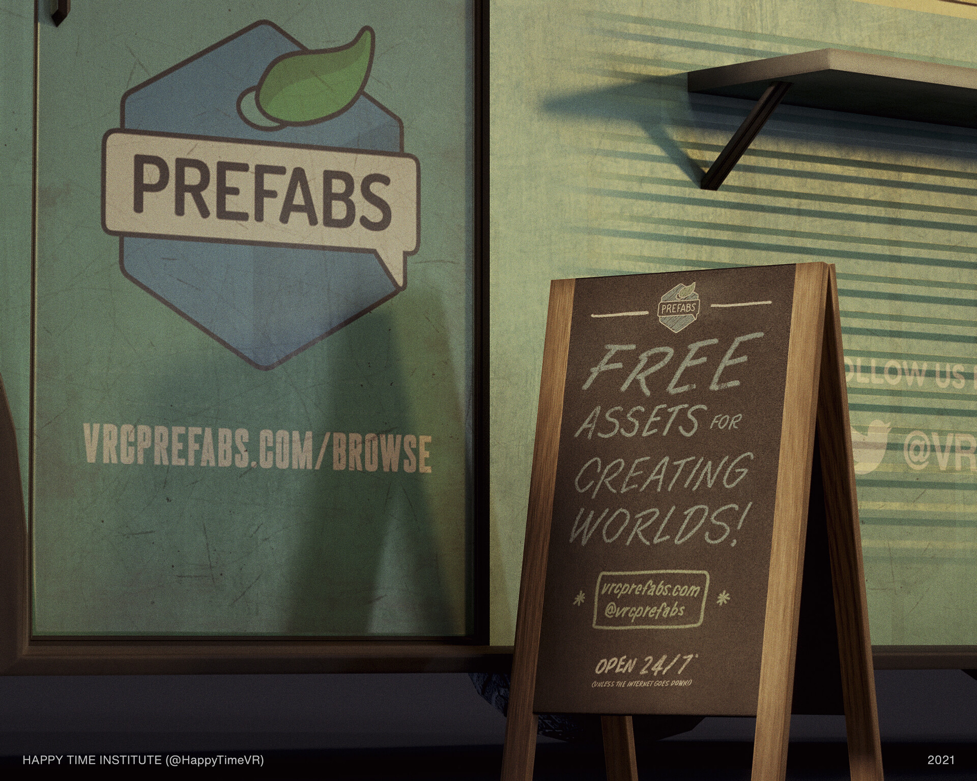 Morgan Furtado - VRChat NYE 2022 - VRC Prefabs Low-Poly Food Truck