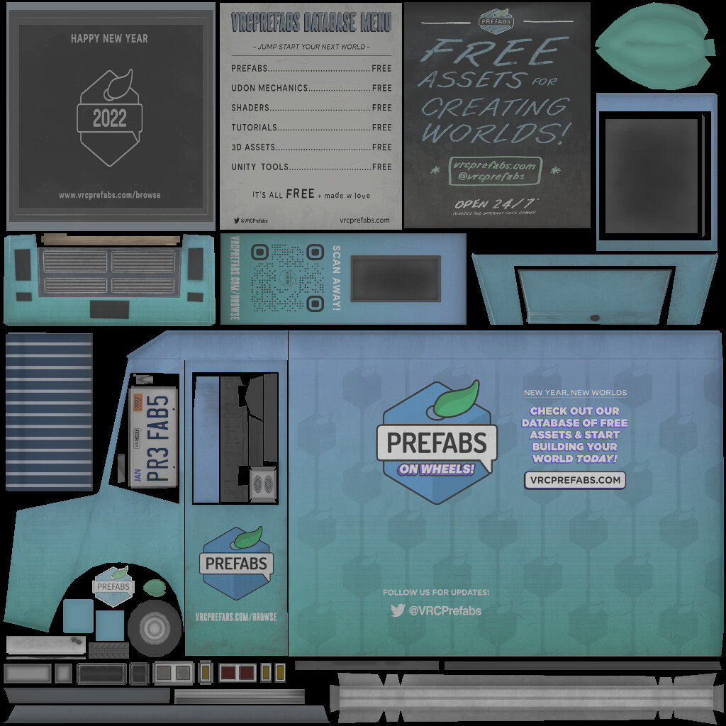 Morgan Furtado - VRChat NYE 2022 - VRC Prefabs Low-Poly Food Truck
