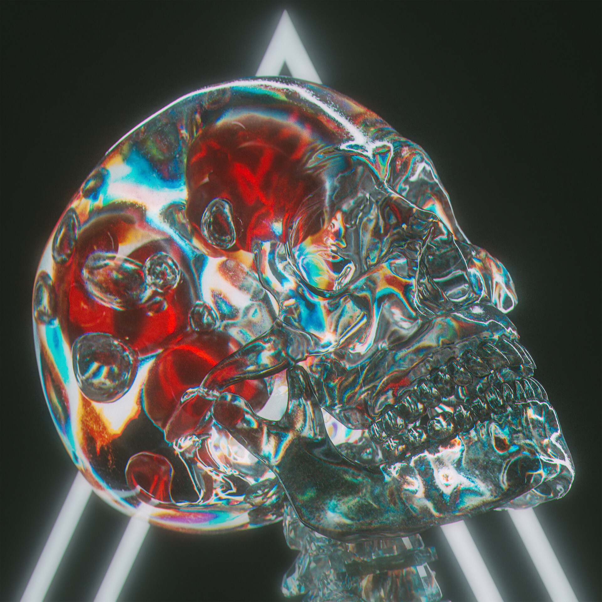 ArtStation - Glass Skull