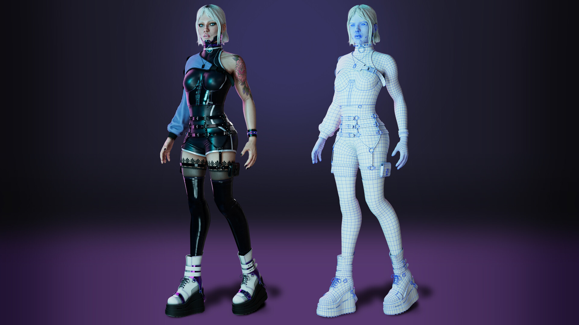 Marie-Eve Cyr - Cyberpunk Rave Girl