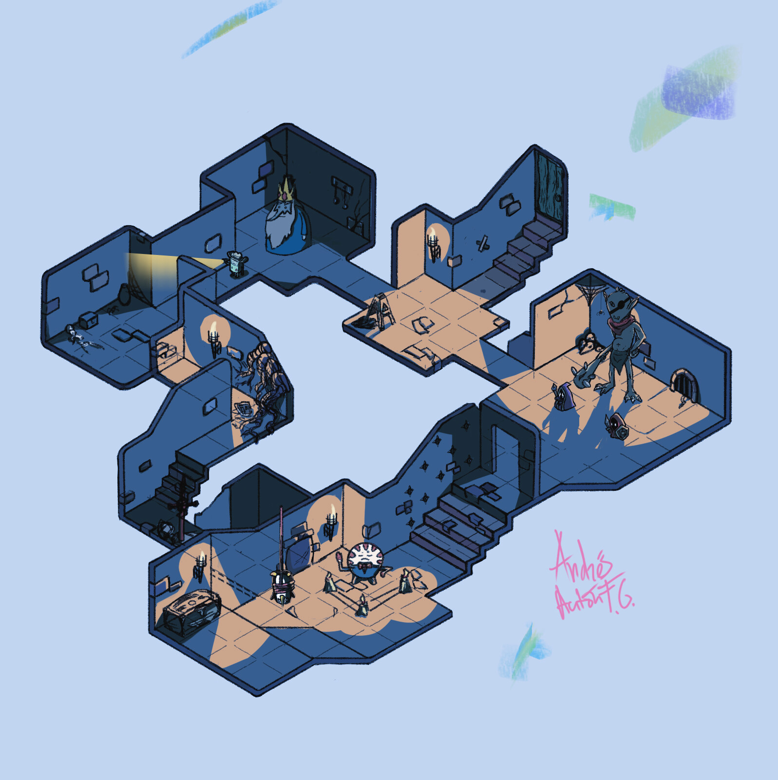 ArtStation - Isometric Dungeon