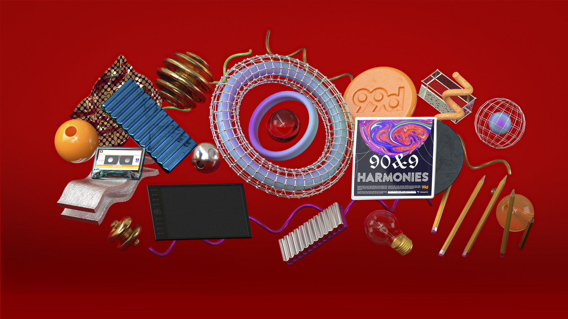 Axil Designs - 3D Abstract Composition (99 Designs 2022 Calendar ...