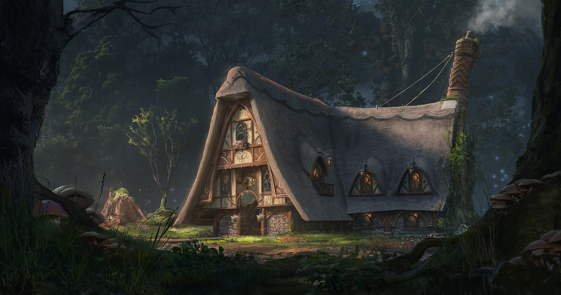 ArtStation - Forest Tavern